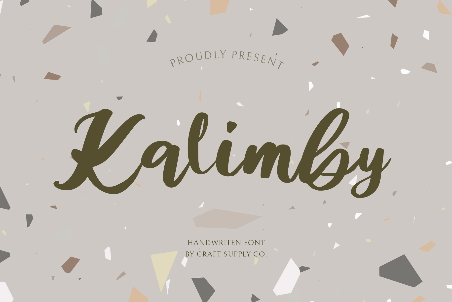 Kalimby - Handwritten Script - Craft Supply Co