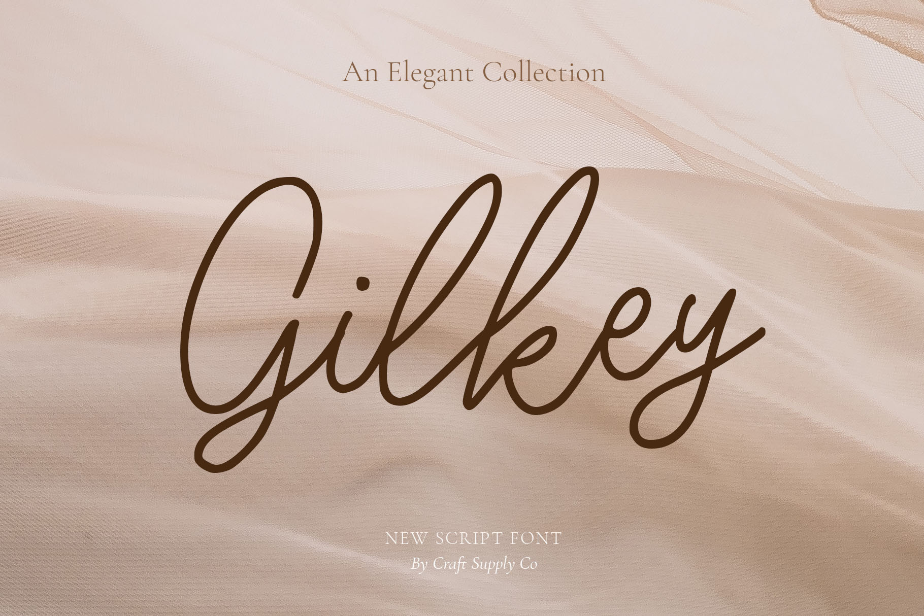 Gilkey - Elegant Script - Craft Supply Co