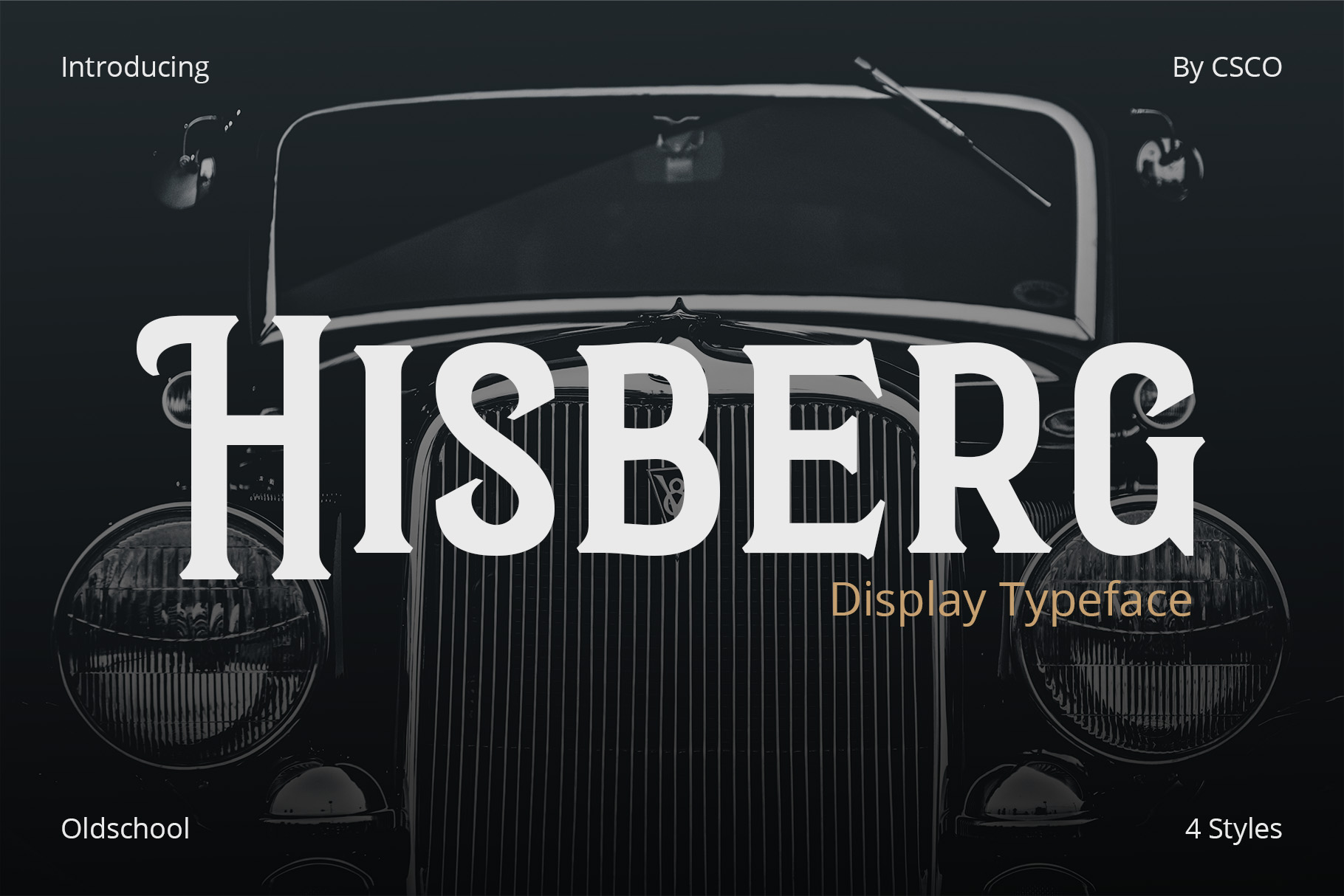 Hisberg: Timeless Vintage Elegance in a Serif Font - Craft Supply Co