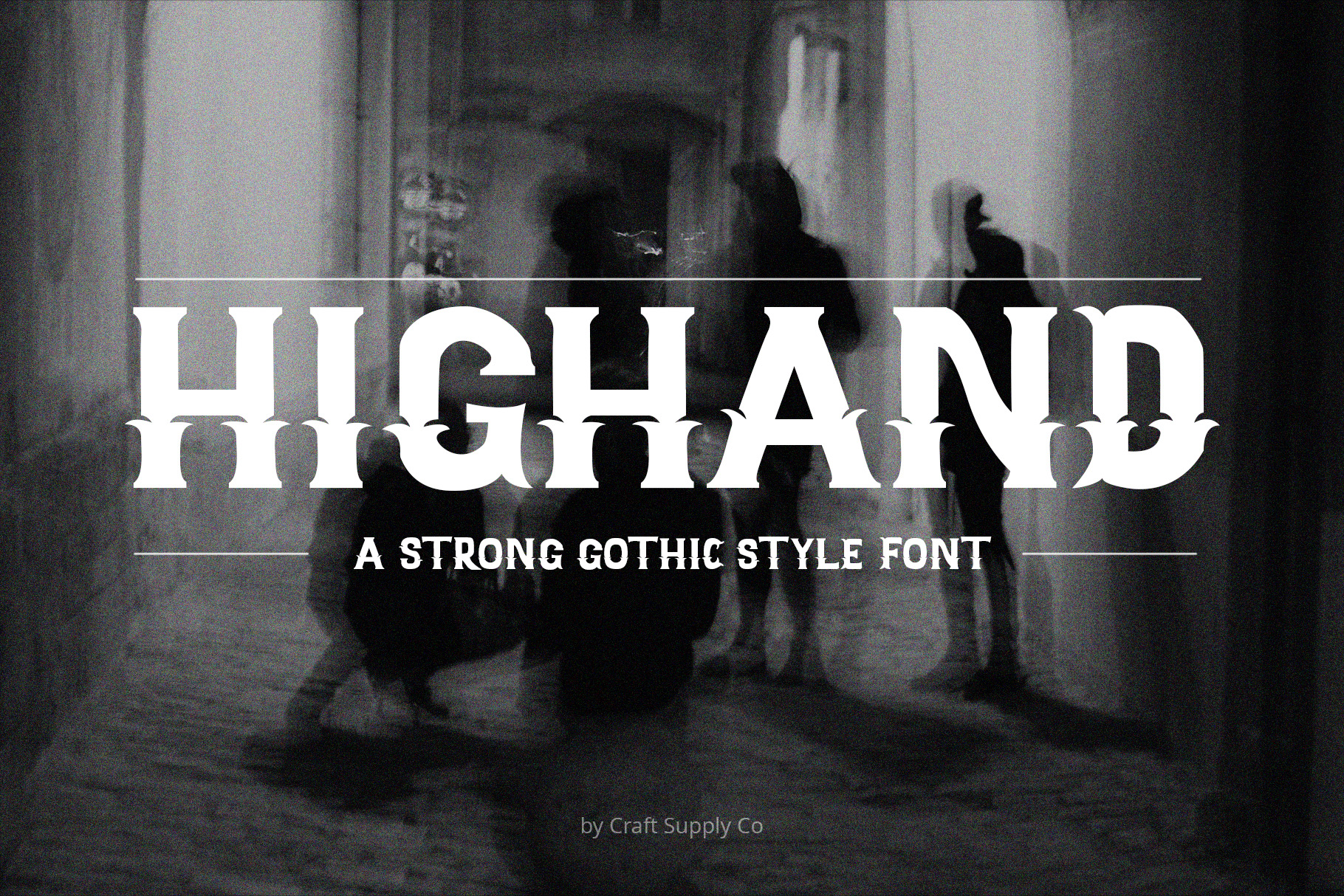 Highand - Gothic Font: Evoke Terror in Design - Craft Supply Co