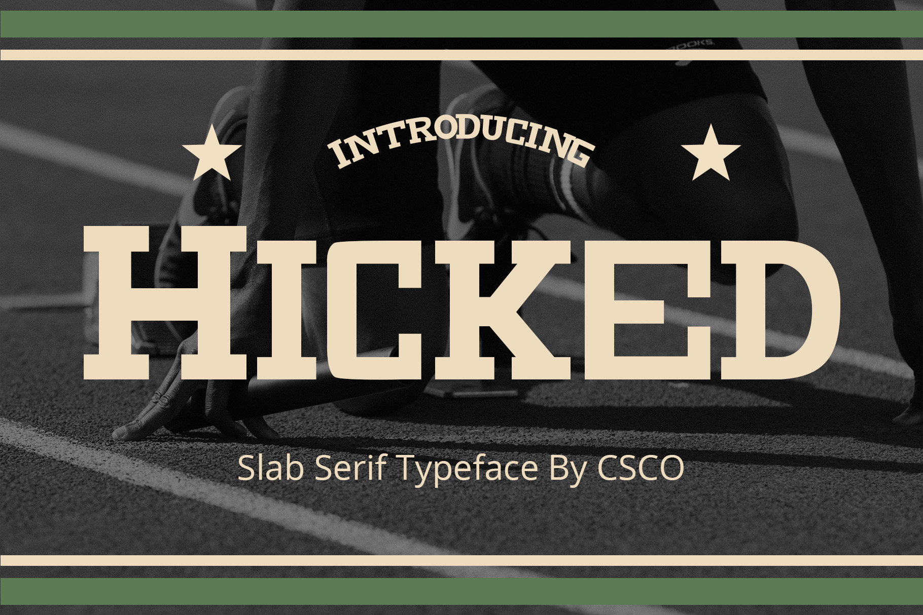 Hicked: Bold Slab Serif Font for Impactful Design - Craft Supply Co