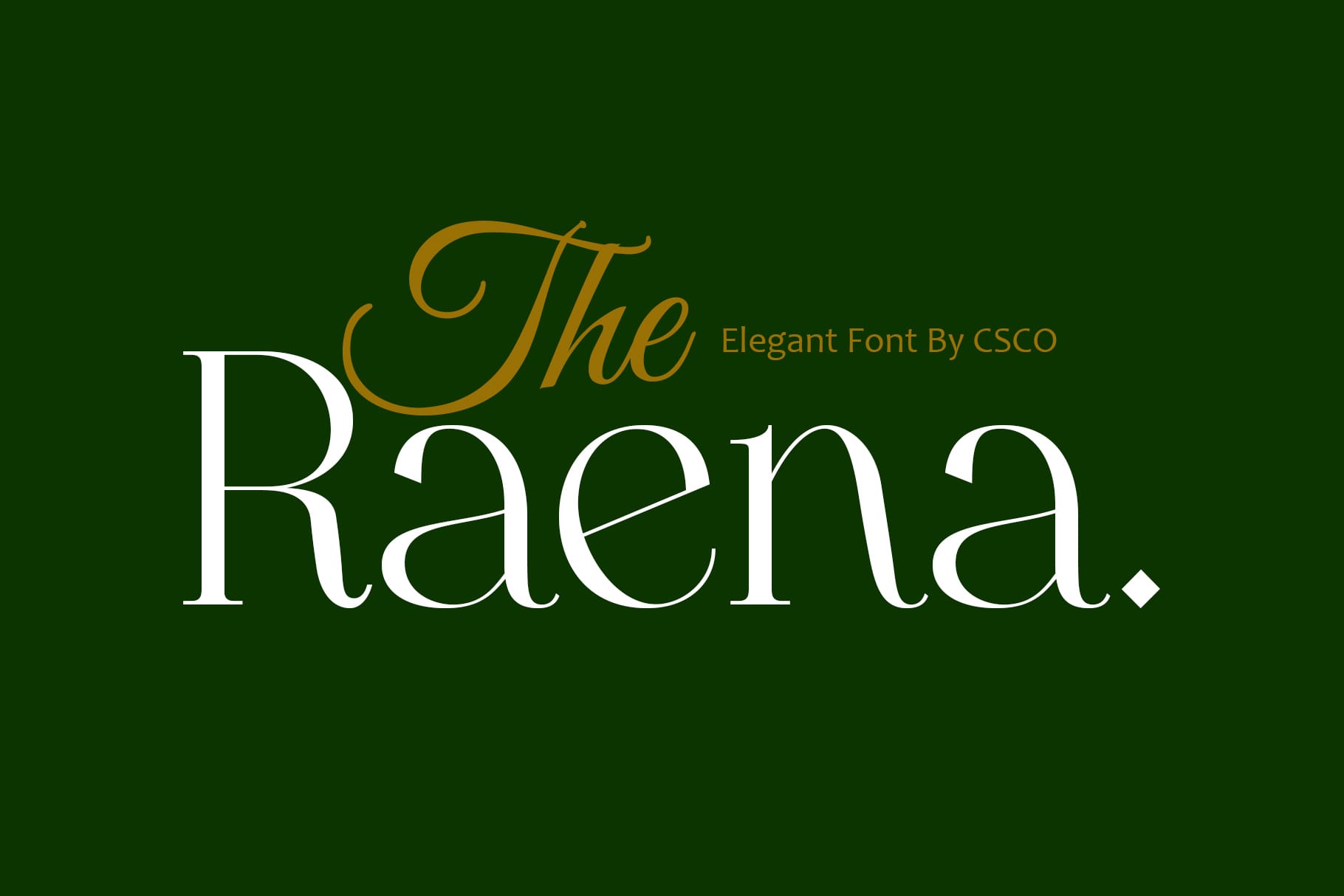 Raena Font: Timeless Elegance in Modern Serif Font - Craft Supply Co