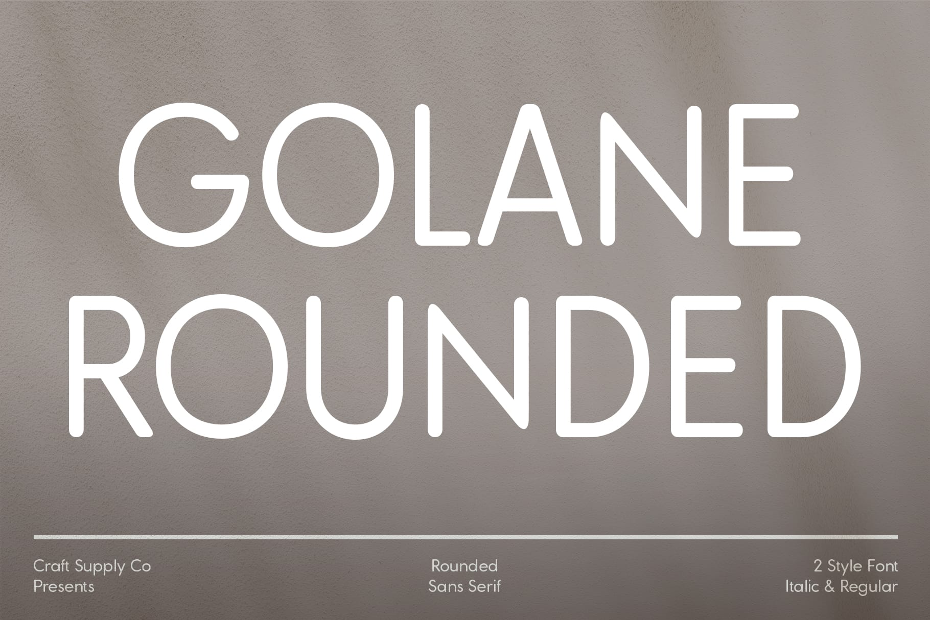 Golane Rounded: Minimalist Typeface for Contemporary Design - Craft ...