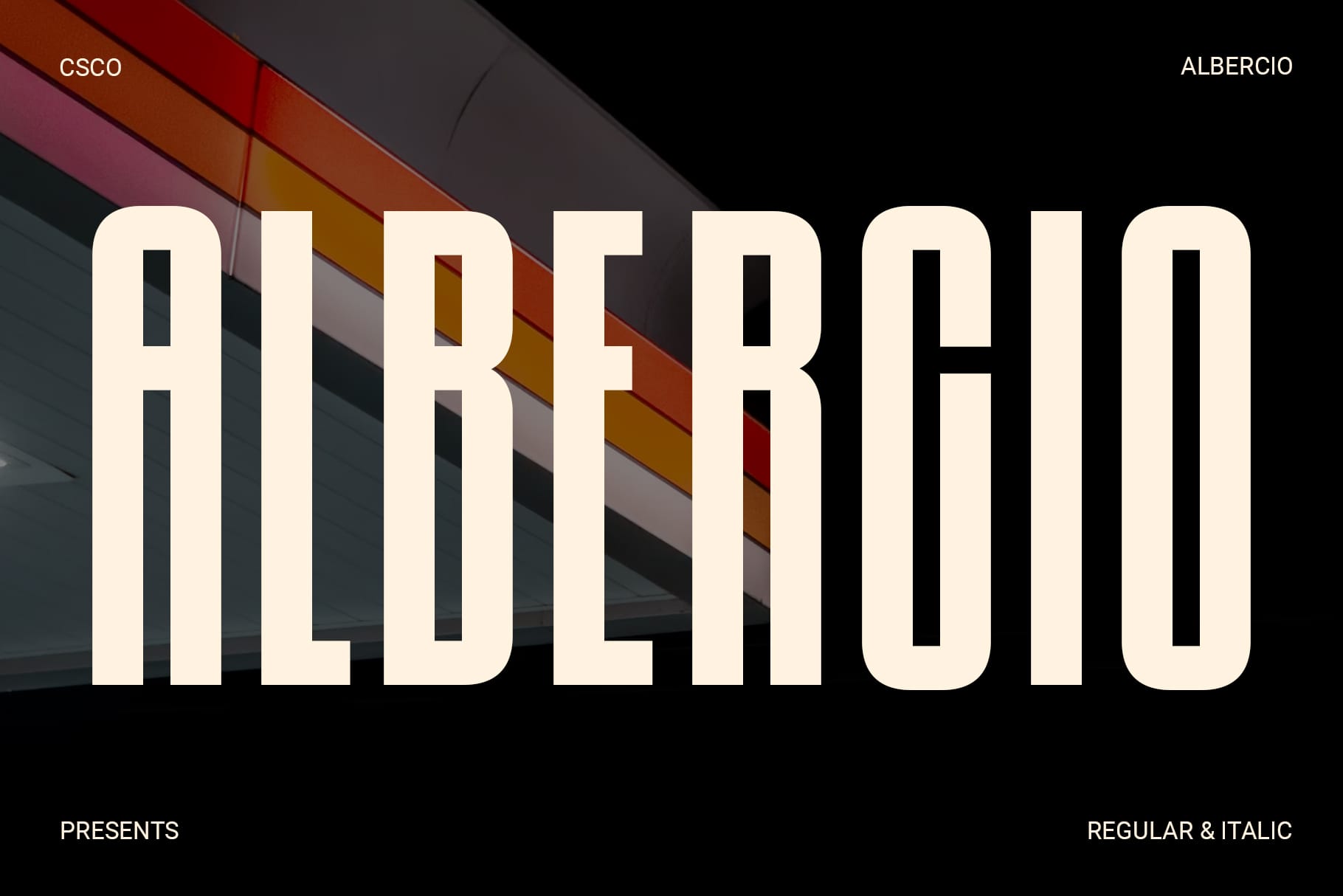 Albercio Font: Captivating Condensed Sans Serif - Craft Supply Co