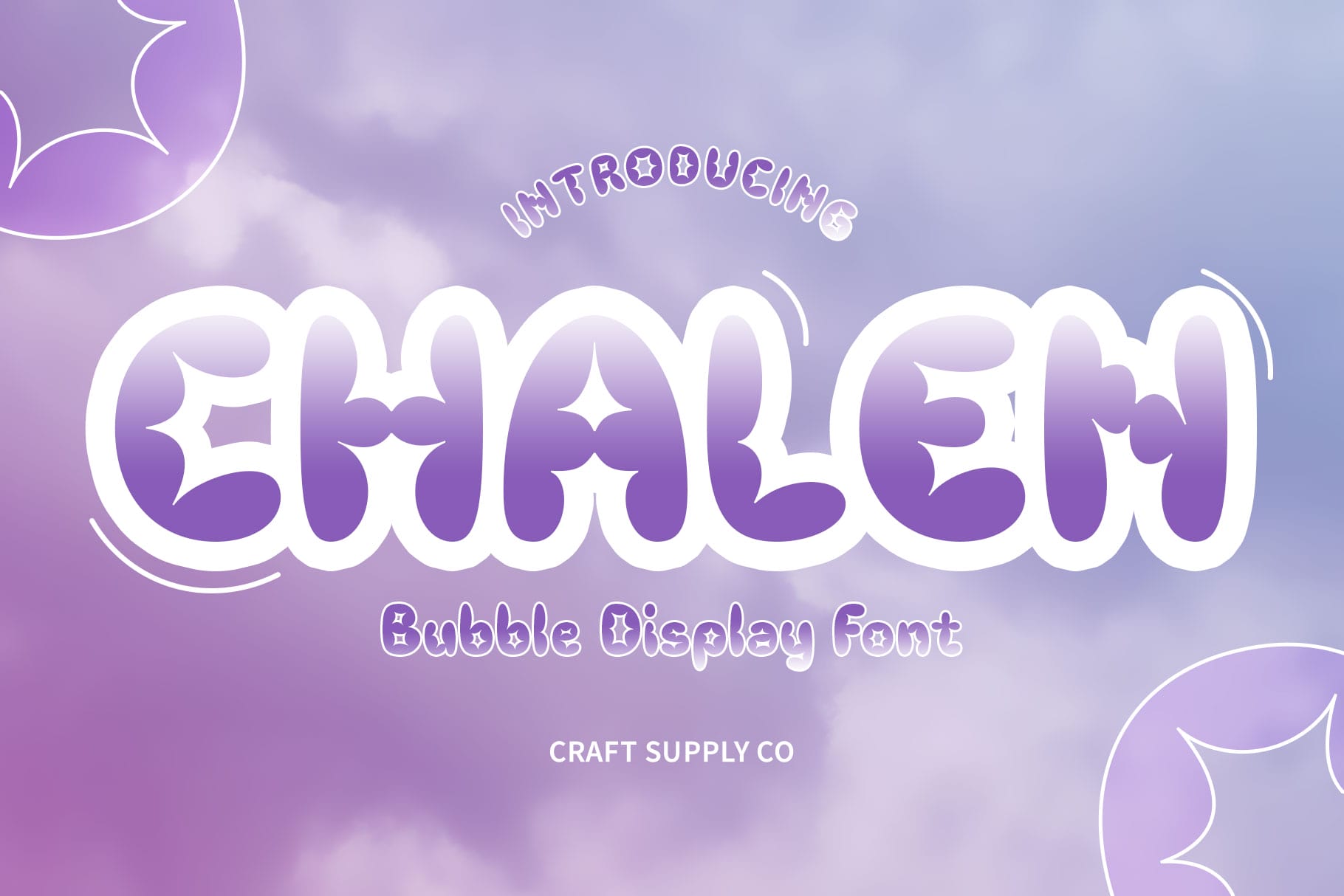 Chalen: Fun and Playful Bubble Font for Joyful Designs - Craft Supply Co