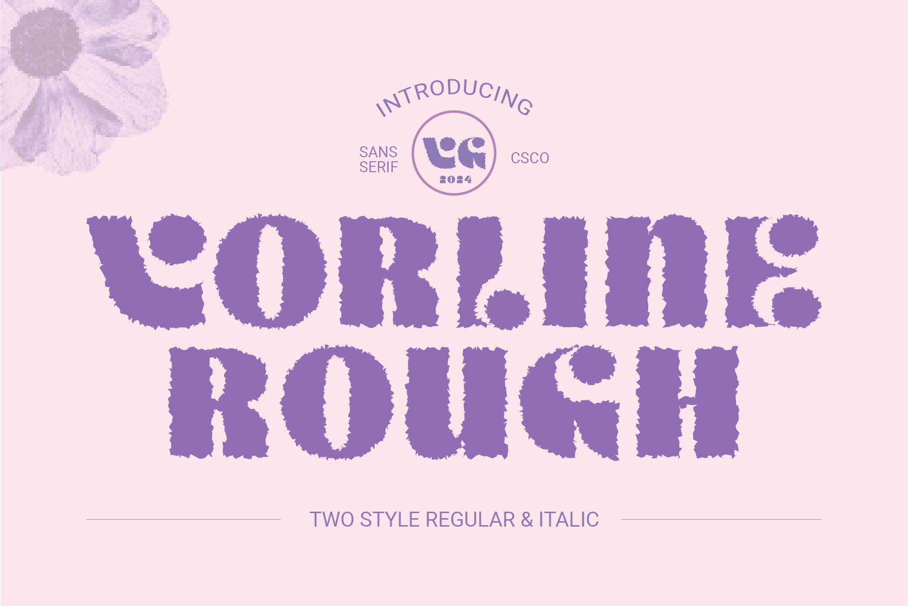Vorline Rough: Bold Retro Display Font with Vintage Charm - Craft Supply Co