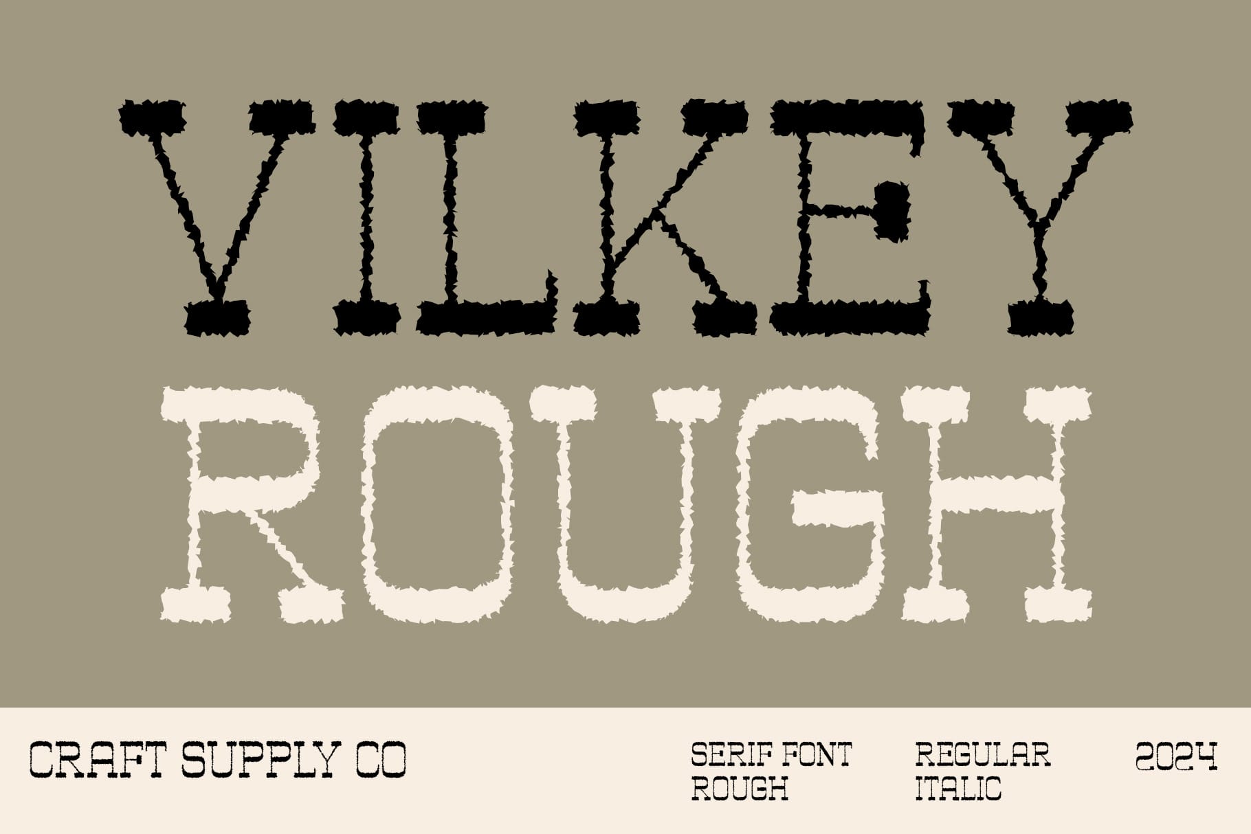 Vilkey Rough: Embracing Boldness and Texture - Craft Supply Co