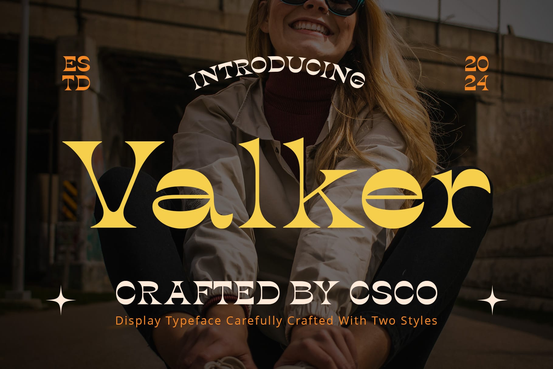 Valker Retro Font: Bold & Funky Design for Nostalgic Vibes - Craft ...