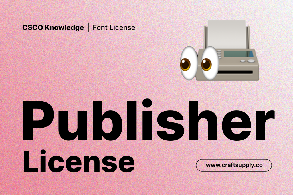 Publisher License - Craft Supply Co