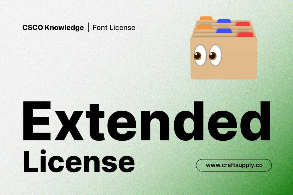 Extended License - Craft Supply Co