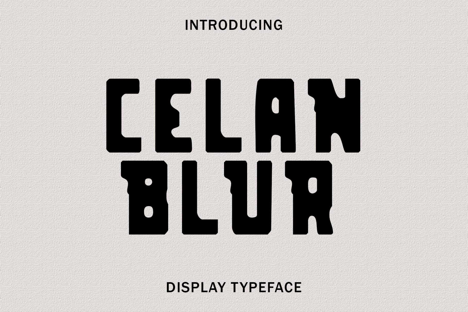 Celan Blur Font: Retro Elegance with a Soft Focus- Craft Supply Co