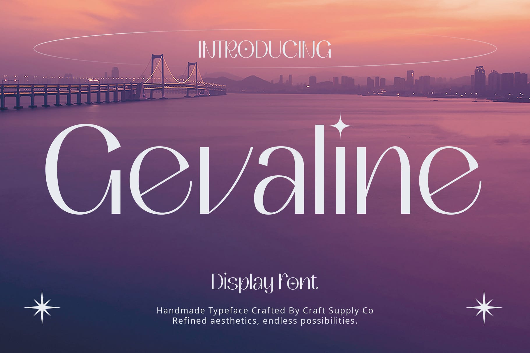 Gevaline Aesthetic Font: Modern Feminine for Elegant Designs - Craft Supply Co