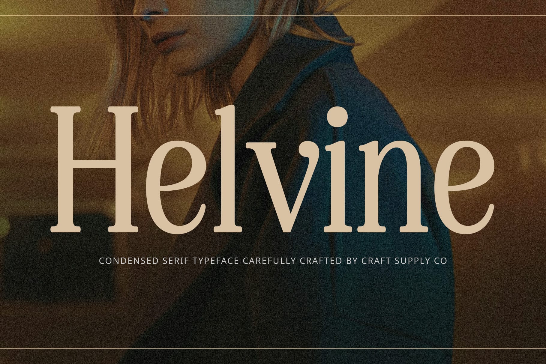 Helvine Condensed Serif Font: Elegance Meets Professionalism - Craft Supply Co