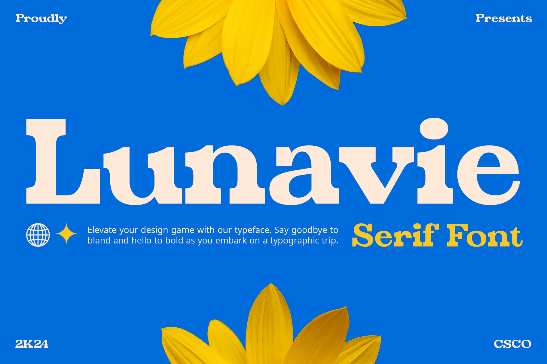 Lunavie Bold Serif: Boldness and Versatility in Serif Font - Craft ...