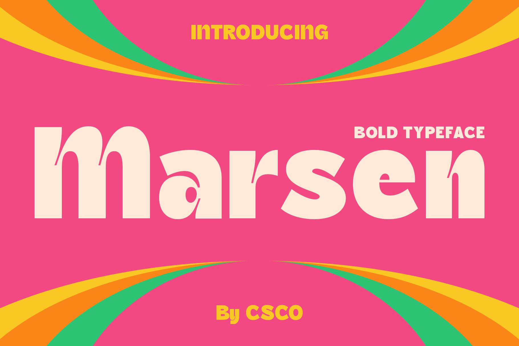 Marsen Font: Bold, Playful, and Professional Typeface with Inktrap ...