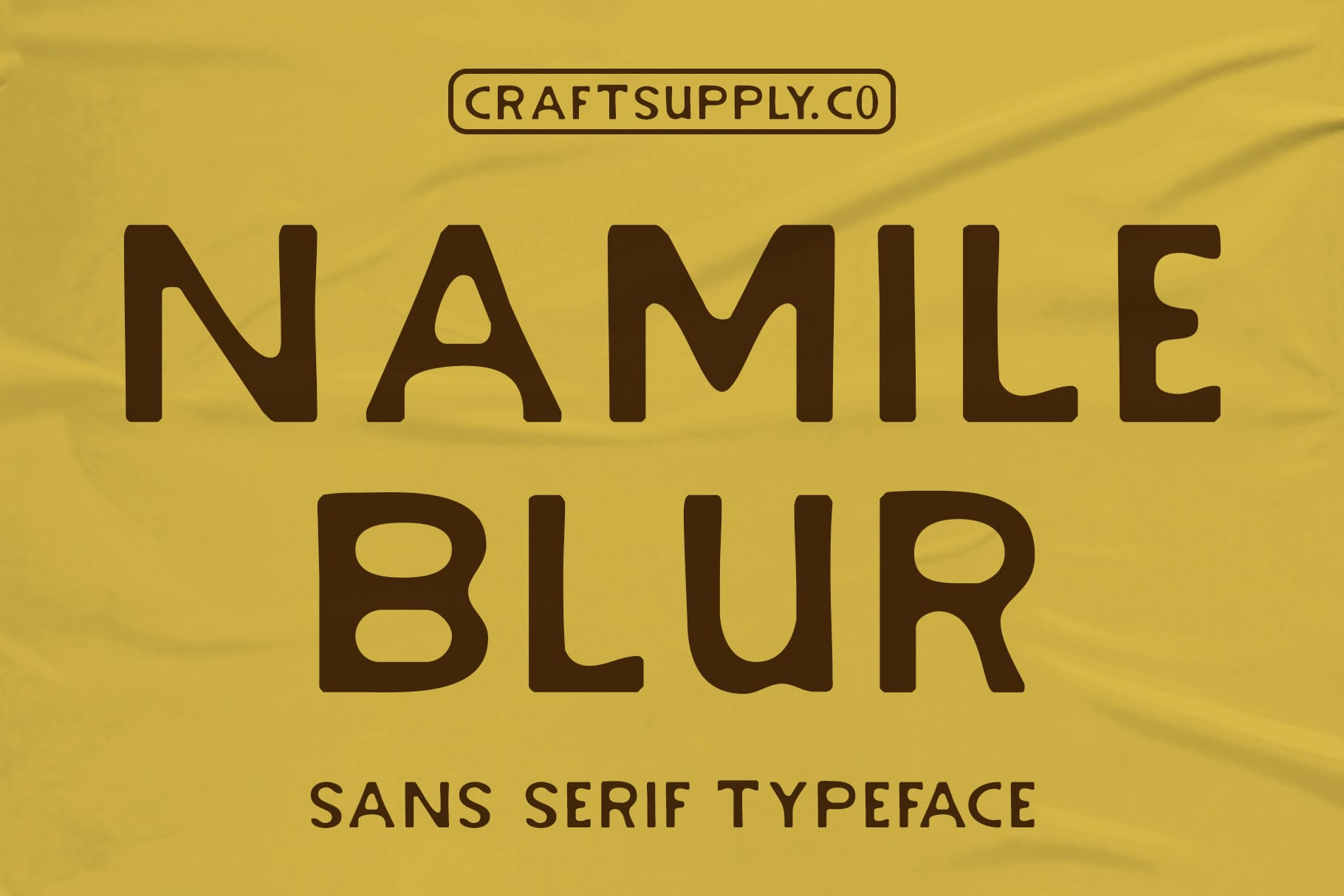 Namile Blur Font: Dynamic Sans Serif with Blur Effect- Craft Supply Co