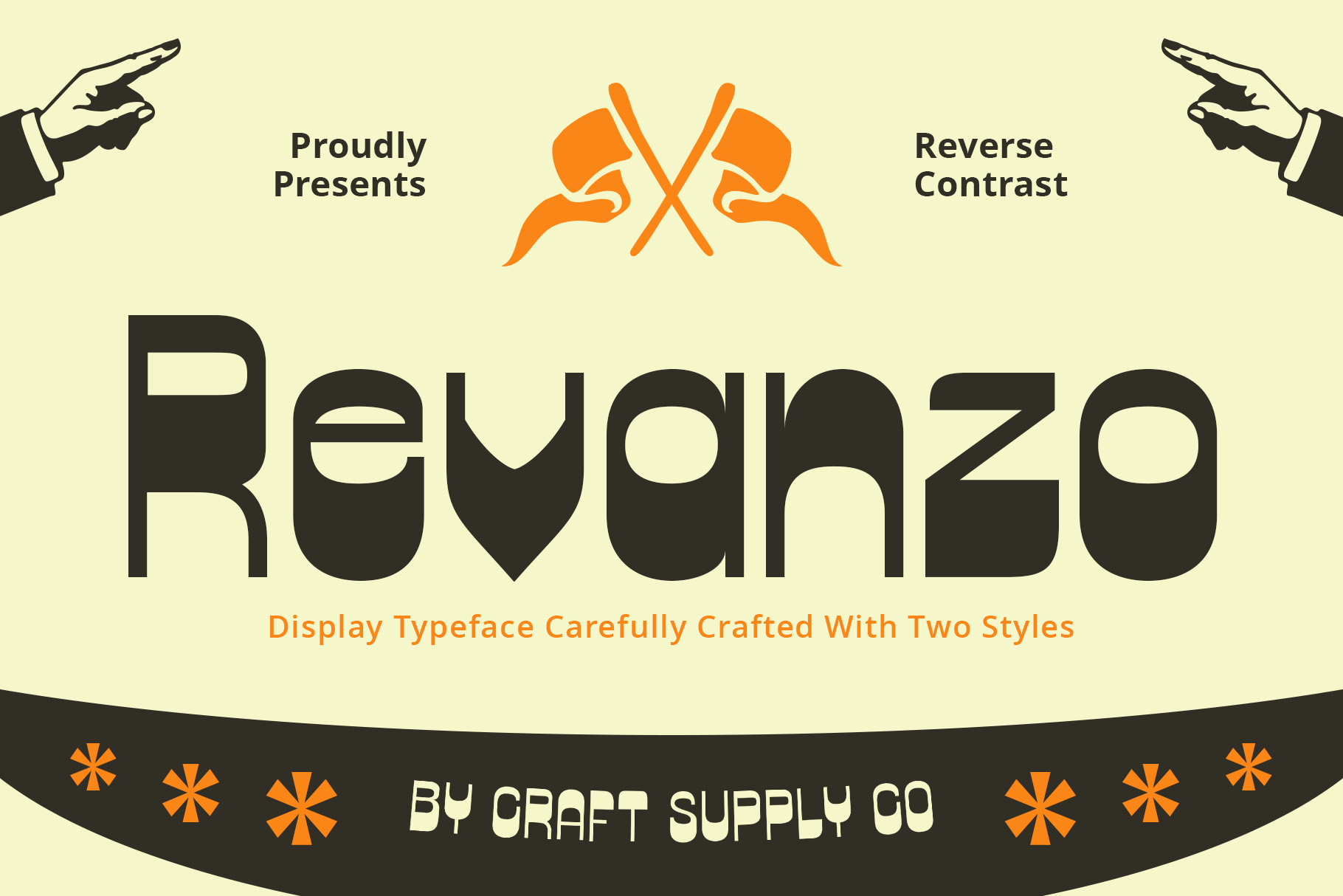 Revanzo - Embracing Retro Funkiness with Reverse Contrast Font - Craft ...