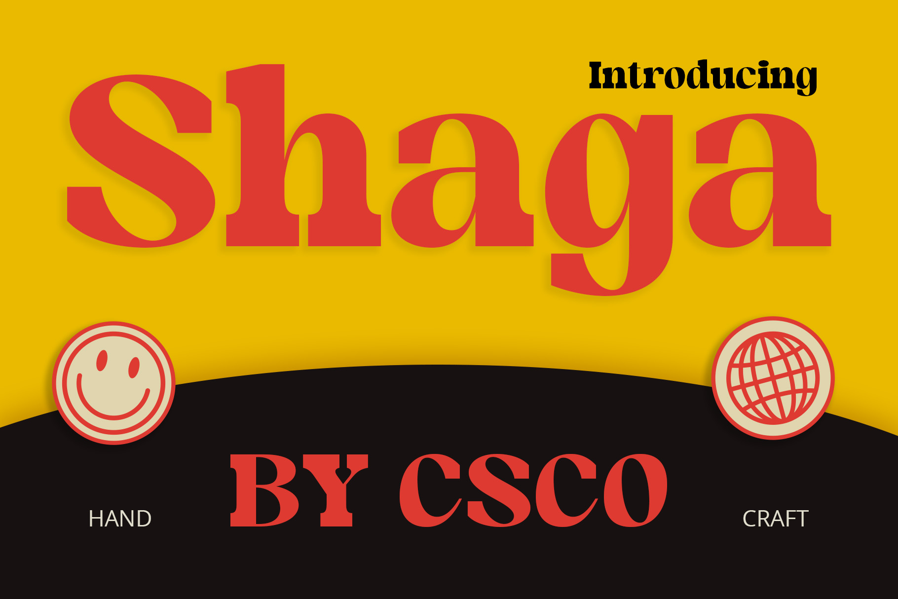 Shaga: Playful Charm Meets Professionalism in Fun Serif - Craft Supply Co