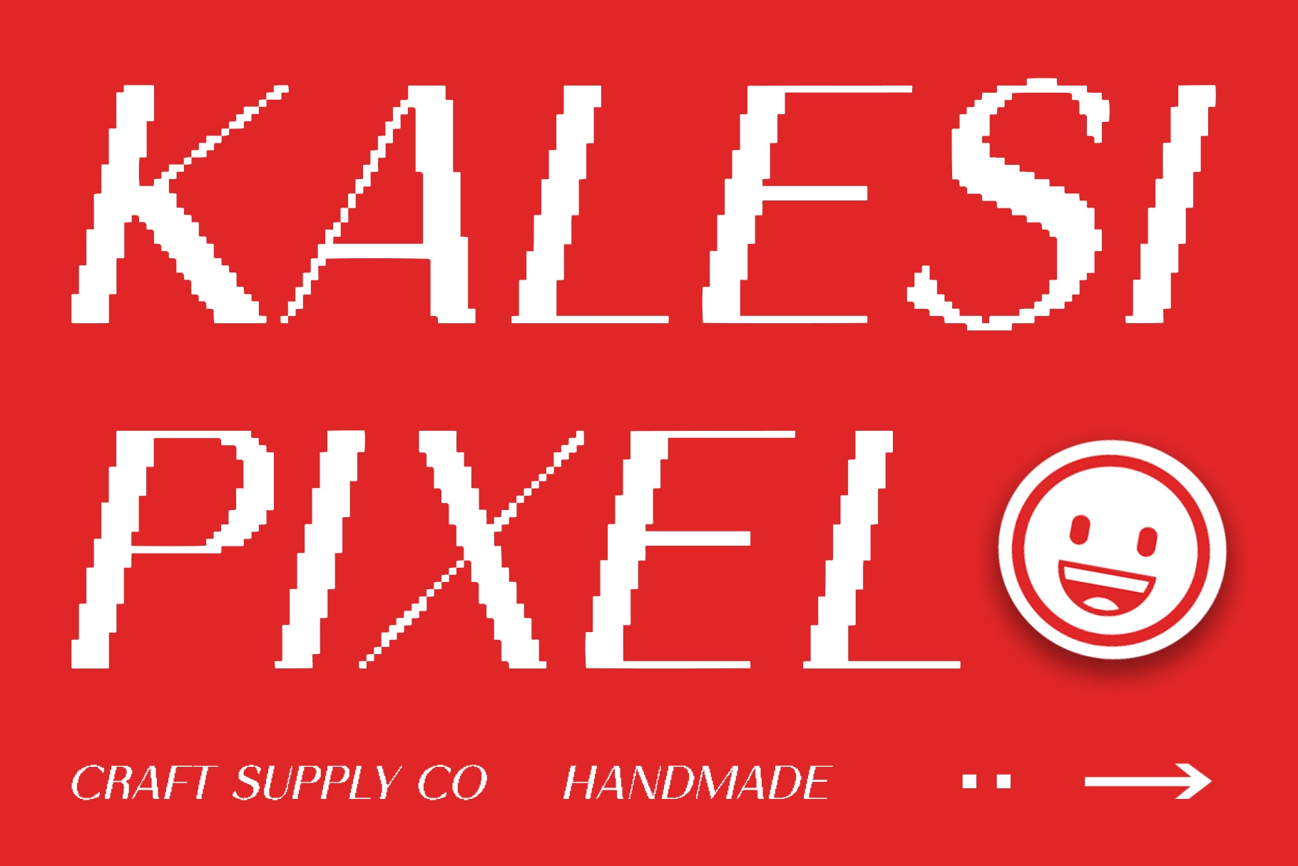 Kalesi Pixel Sans-serif Font for Modern Design | Kalesi Pixel - Craft ...