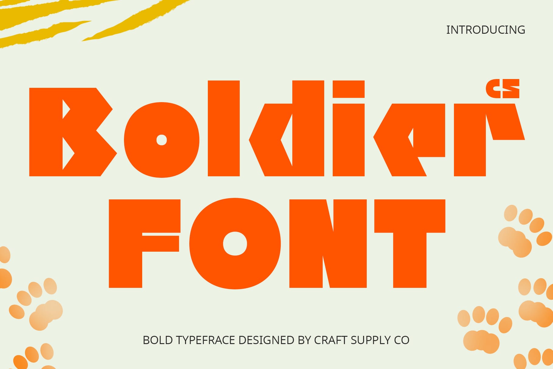CS Boldier Font: Boldness Meets Creativity - Craft Supply Co