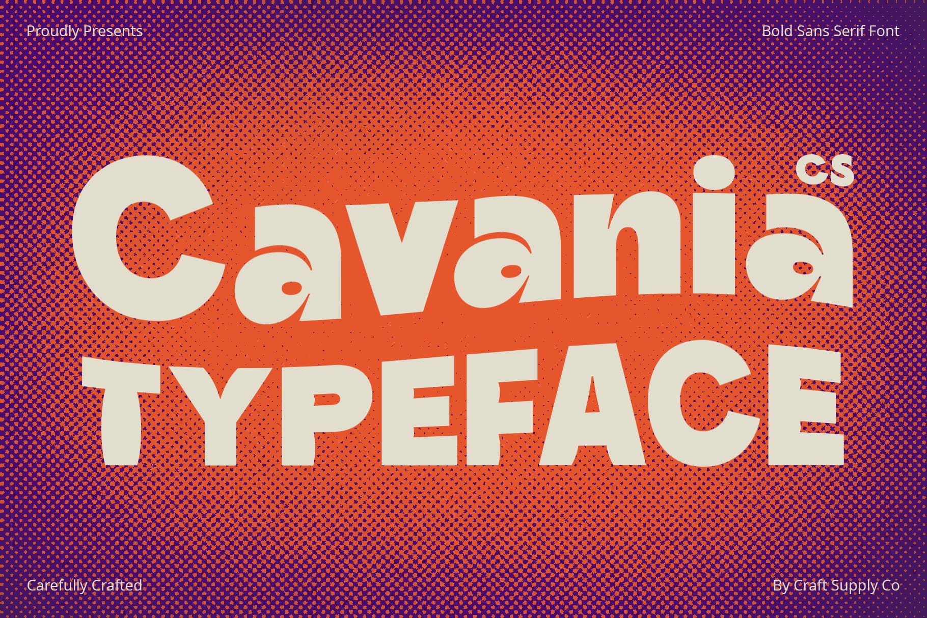CS Cavania Font: Bold Sans-serif Font for Impactful Designs - Craft ...