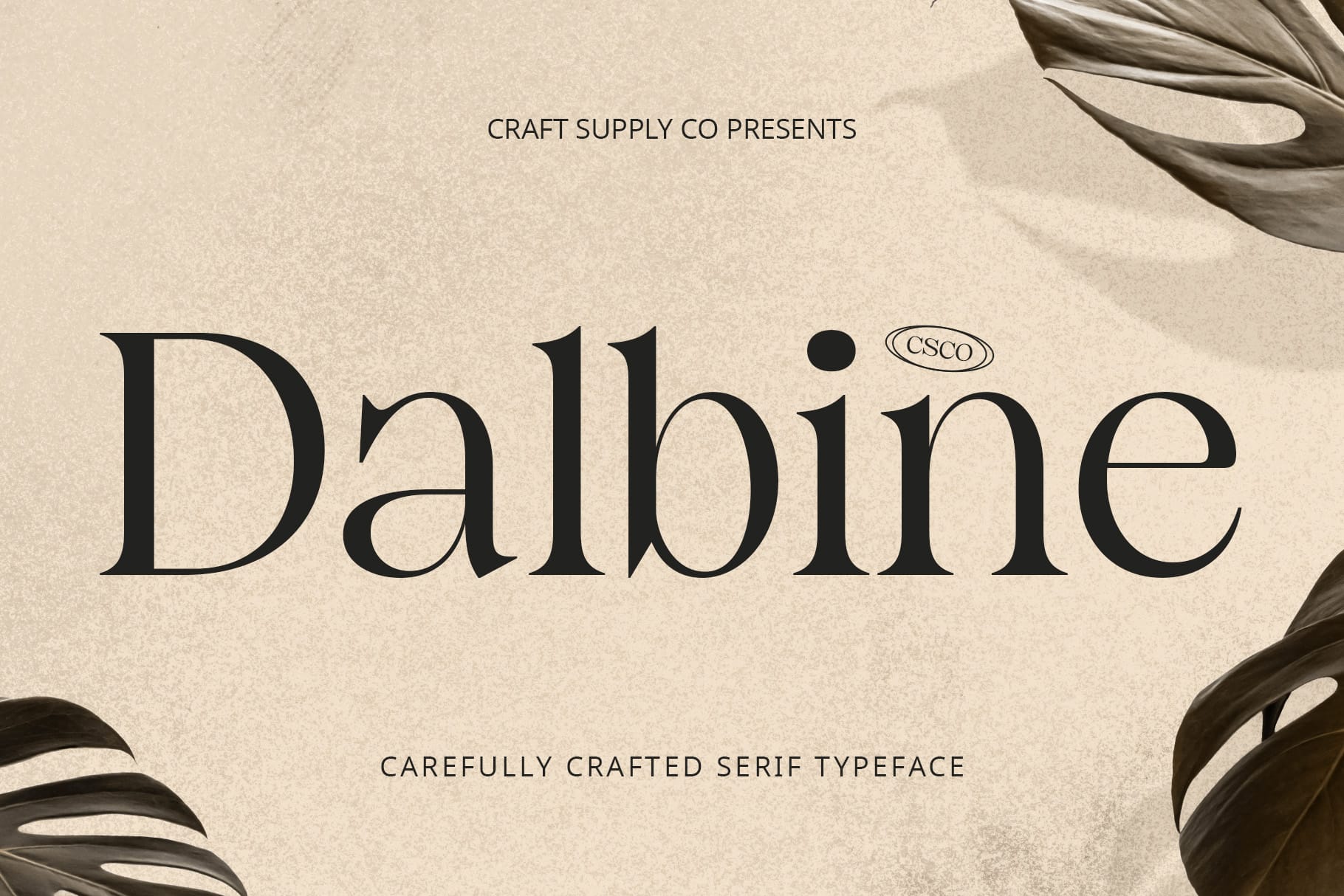 Dalbine Elegant Font: Where Luxury Meets Professionalism - Craft Supply Co