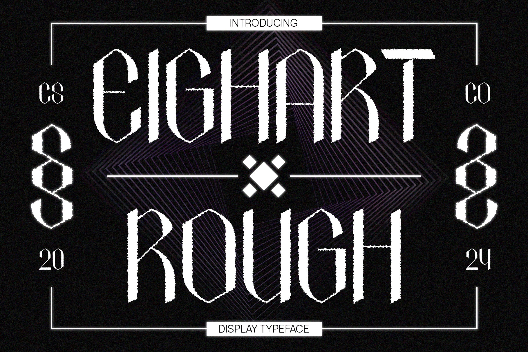 Eighart Rough Font: Modern Sans Serif Font with Textured Finish - Craft ...