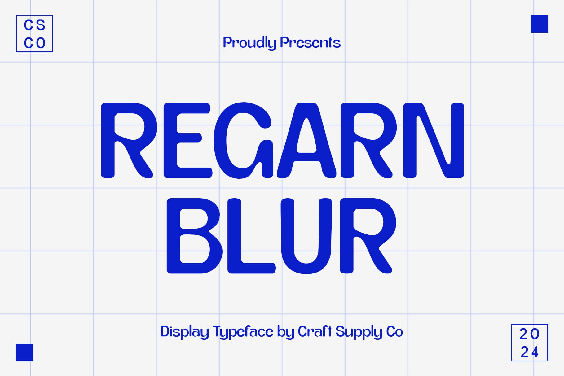 Regarn Blur: Modern Sans-Serif Font with Integrated Blur Effect - Craft ...