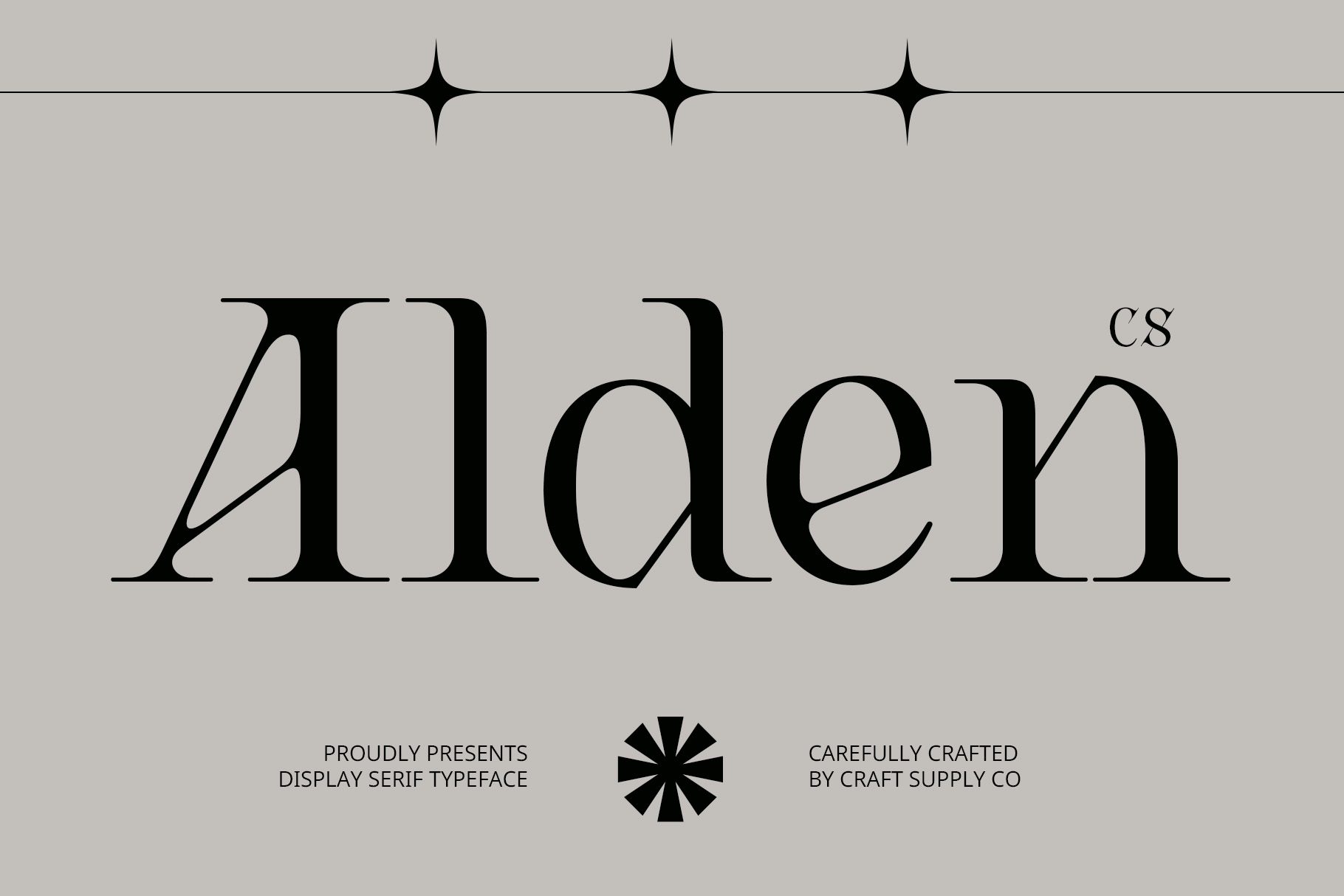 CS Alden Font: Elongated Sophistication - Craft Supply Co