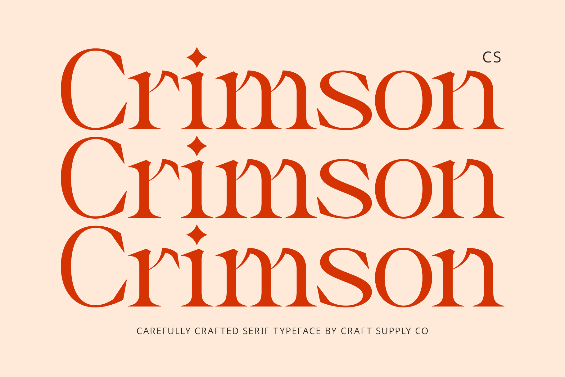 CS Crimson Font: Timeless Elegance with Modern Sophistication - Craft Supply Co