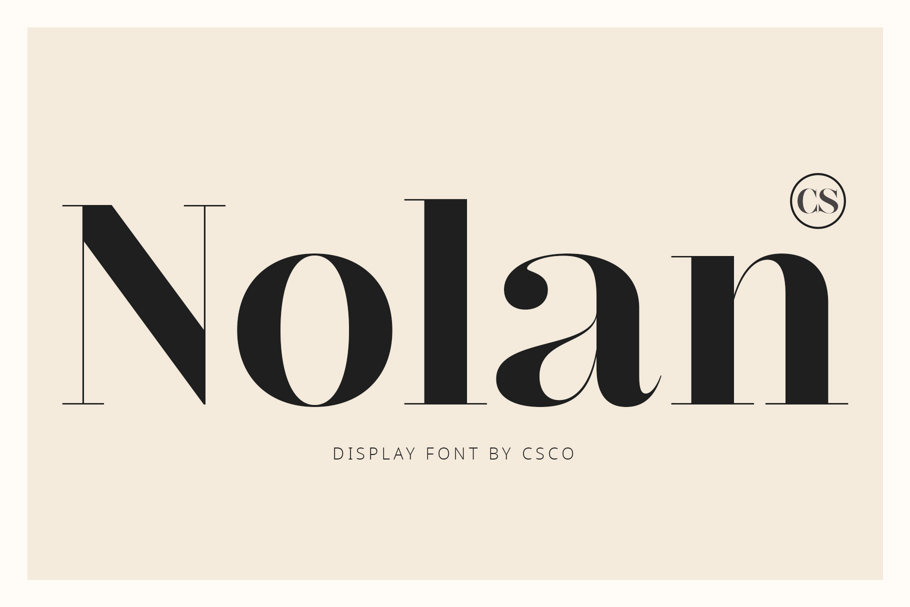 CS Nolan Classic Font: Timeless Elegance with Refined Grace - Craft ...