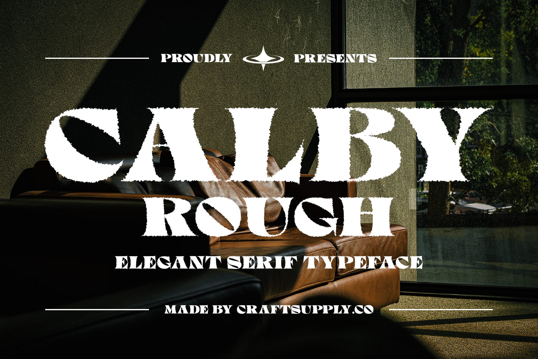 Calby Rough Font: Elegant Sophistication with a Rugged Flair - Craft ...