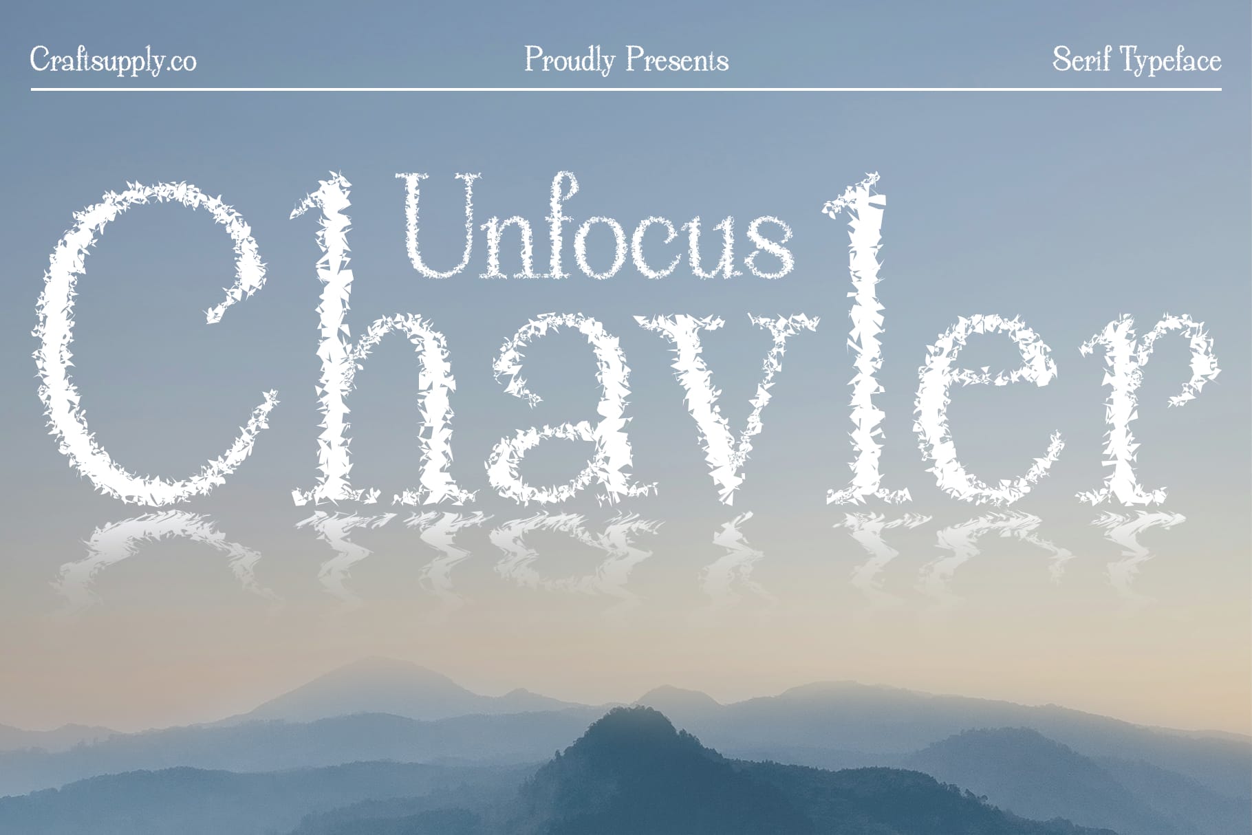 Chavler Unfocus Font: Modern Serif Font with an Ethereal Touch - Craft ...