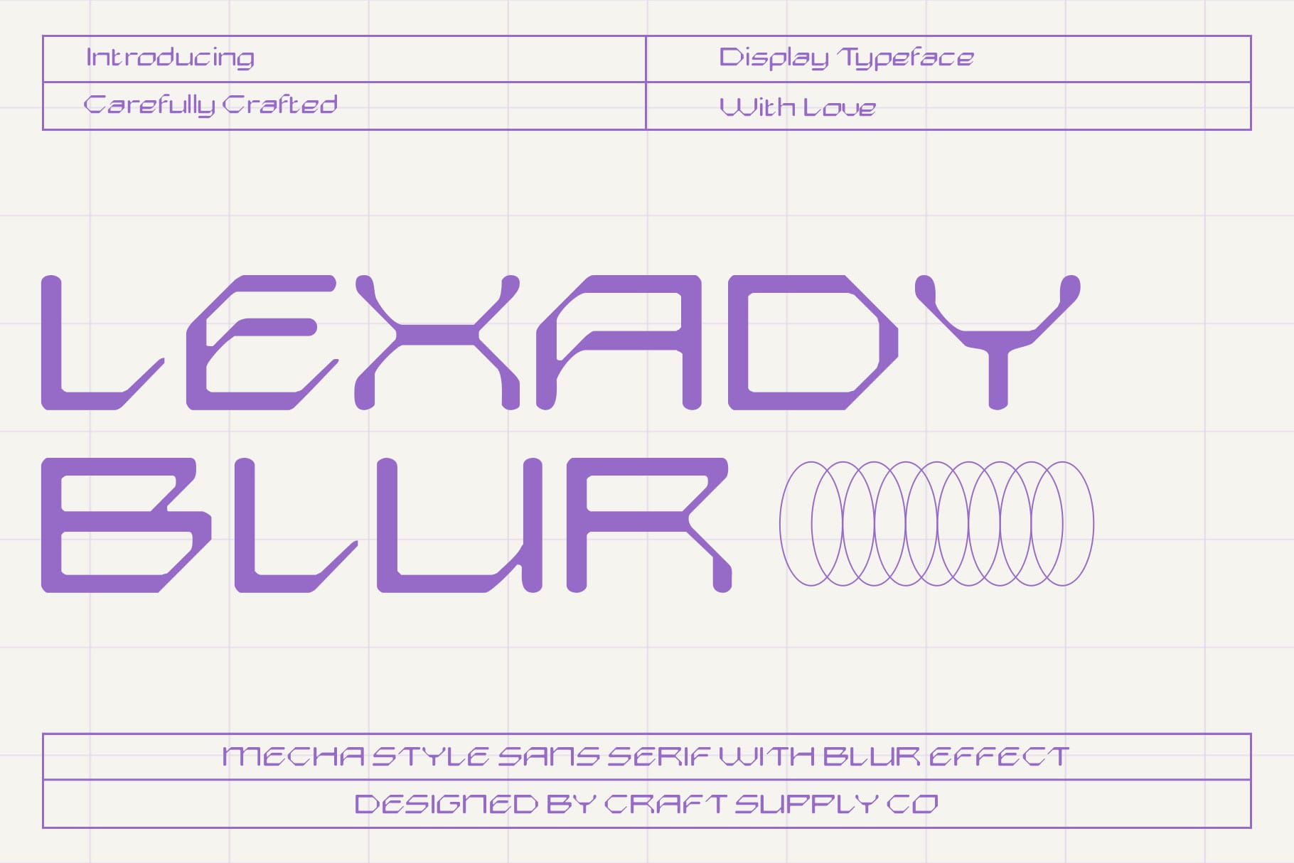 Lexady Blur Font: Futuristic Display Font with Modern Innovation ...