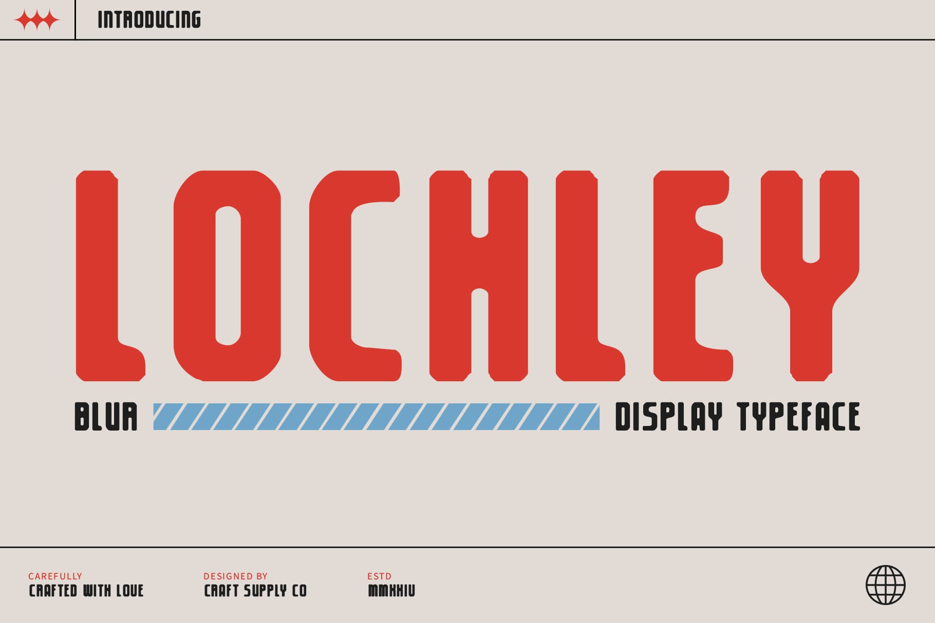 Lochley Blur Font: Bold Modernity with Futuristic Flair - Craft Supply Co