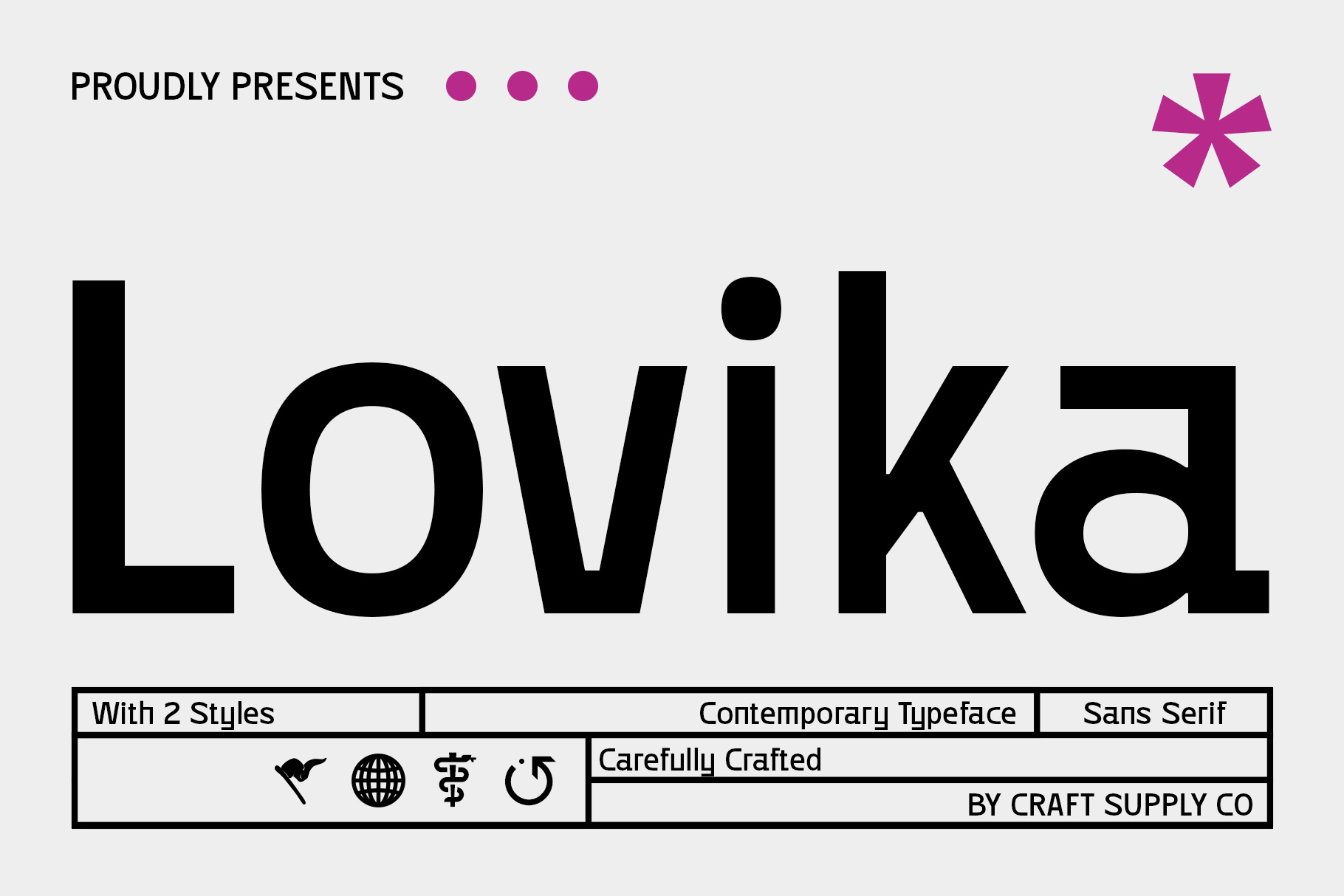 Lovika Contemporary Font: Clean Lines for Professional Designs - Craft ...