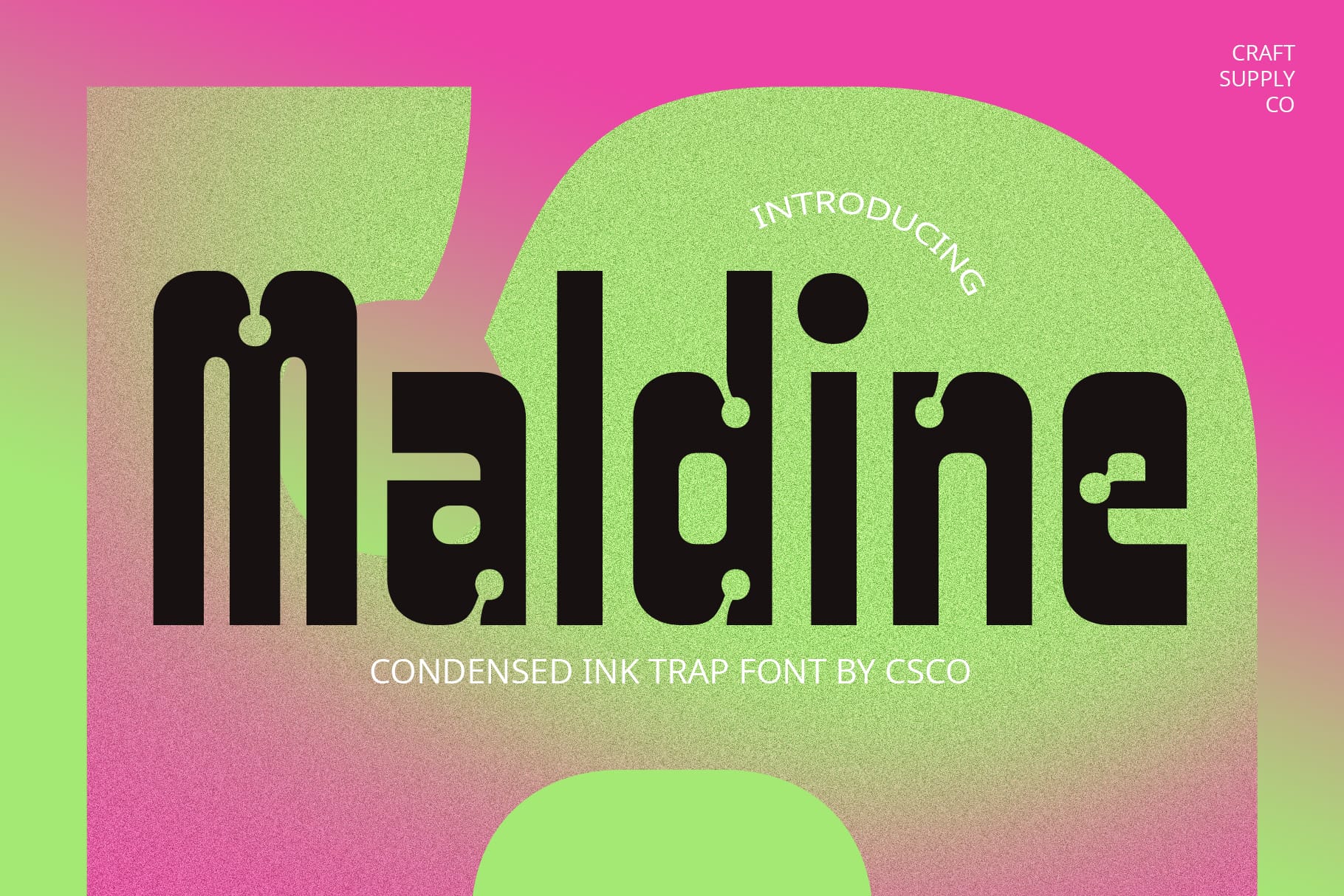 Maldine Inktrap Font: Enhanced Readability and Aesthetic Appeal - Craft ...