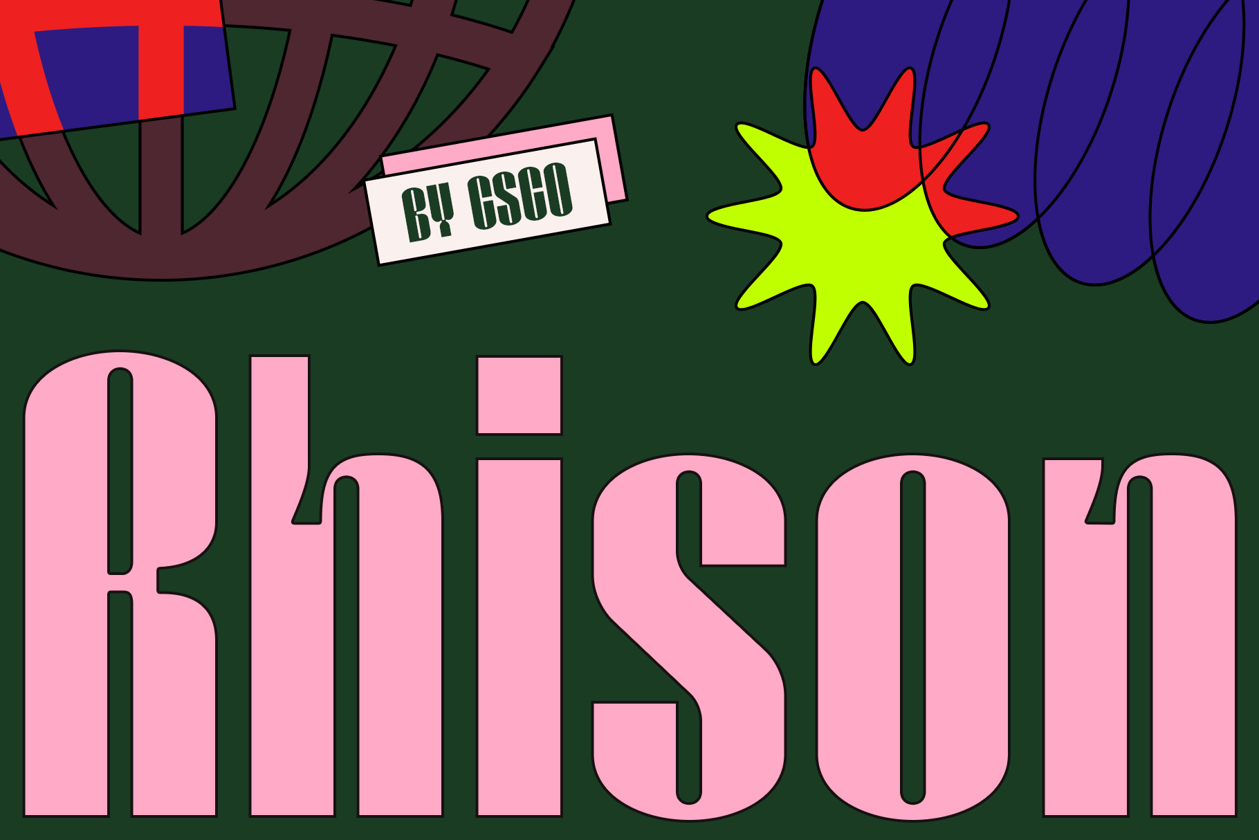 Rhison Condensed Font: Streamlined Clarity with Inktrap Detail - Craft ...