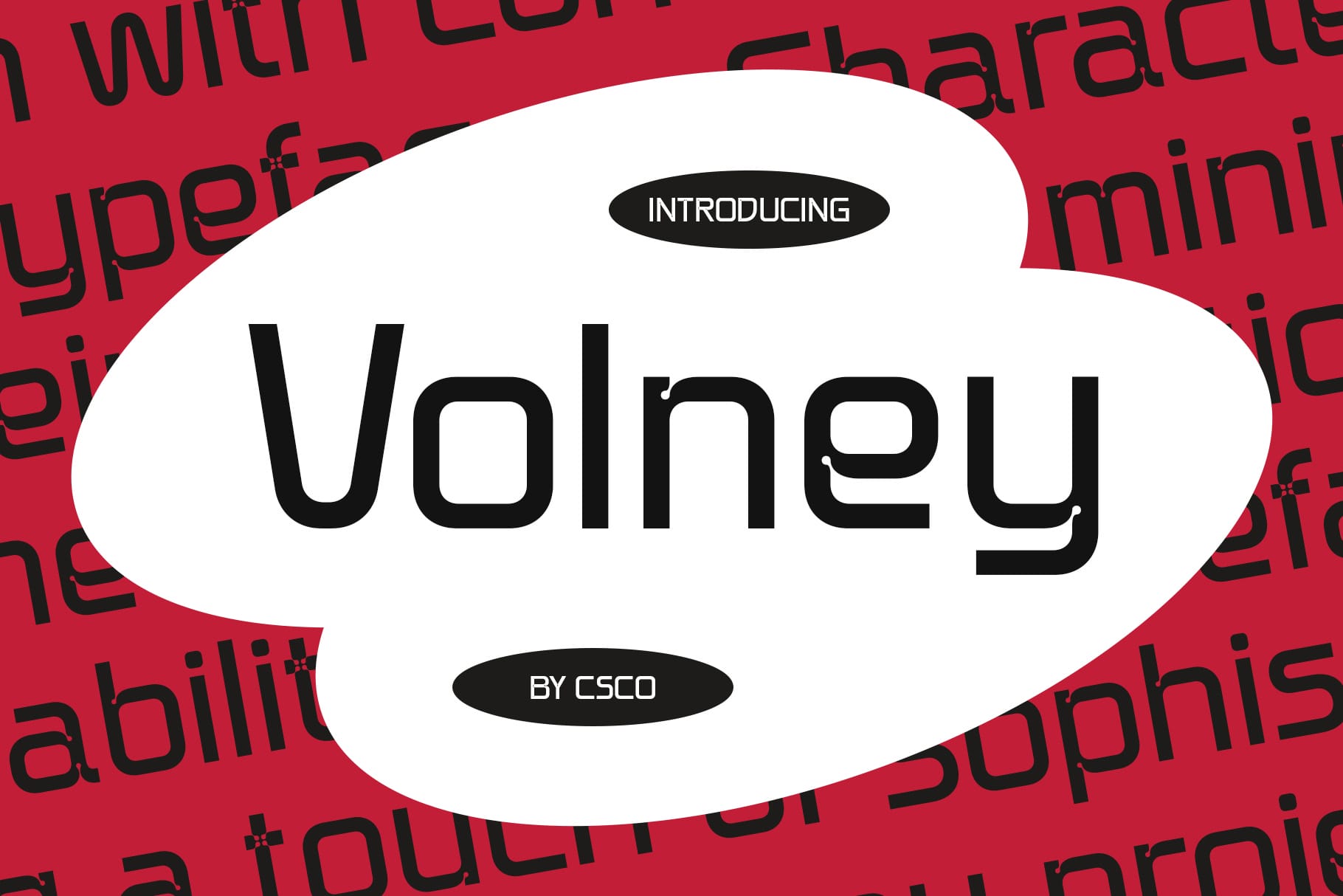 Volney - Contemporary Sans-serif Font with Inktrap Features - Craft ...