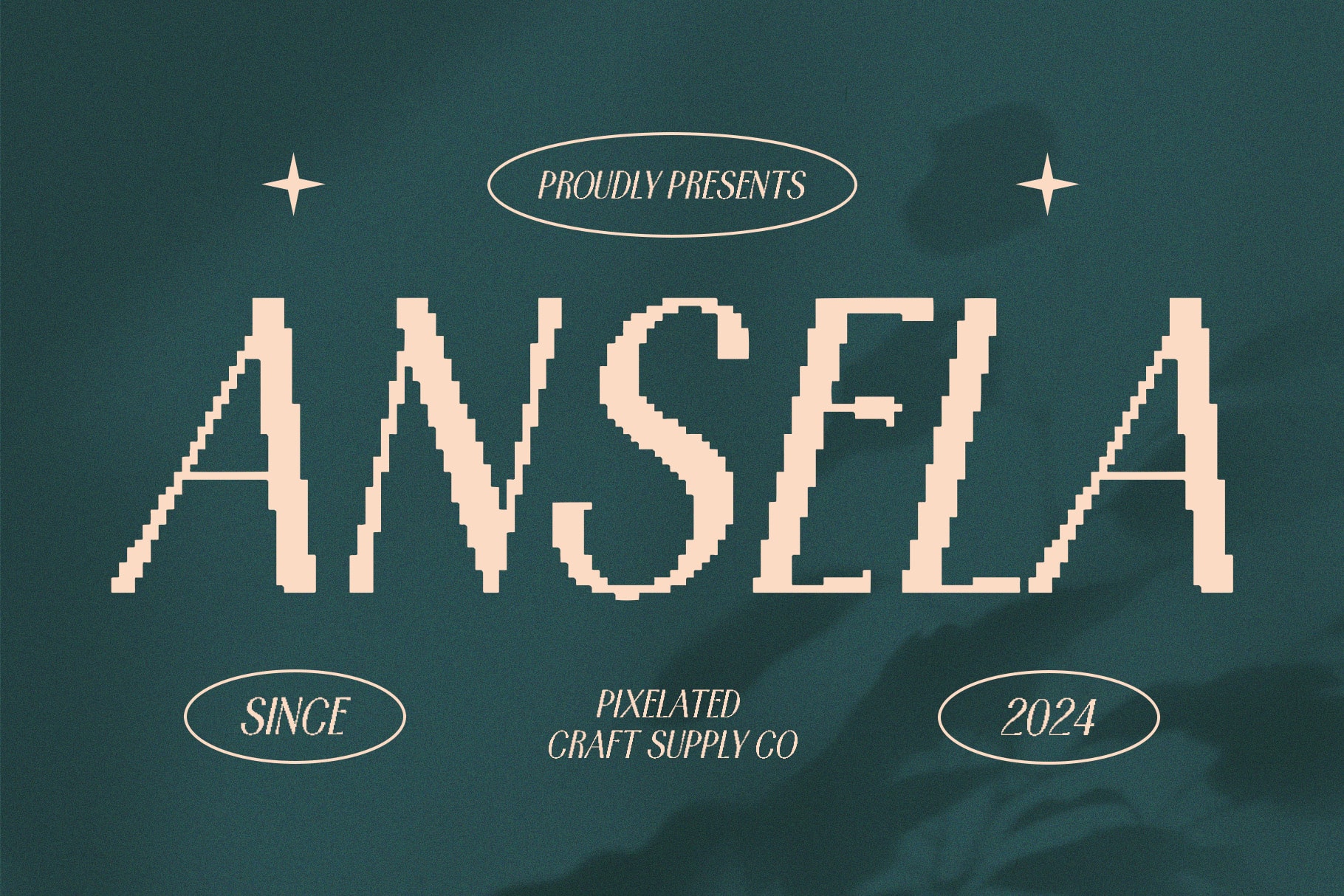 Ansela Pixel Font: Condensed Sans-Serif Font with Pixel Effect - Craft ...
