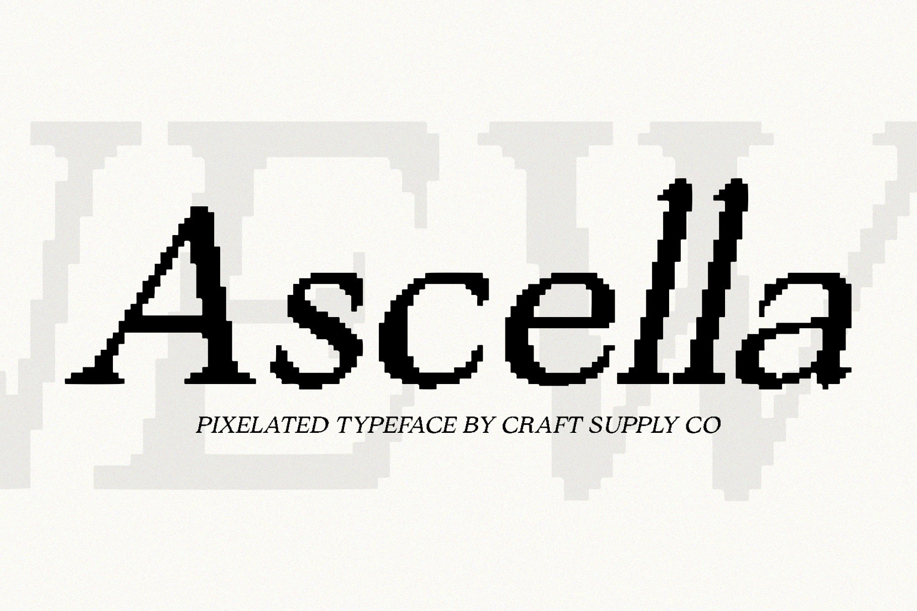 Ascella Pixel Font: Bridging Tradition with Digital Innovation - Craft ...