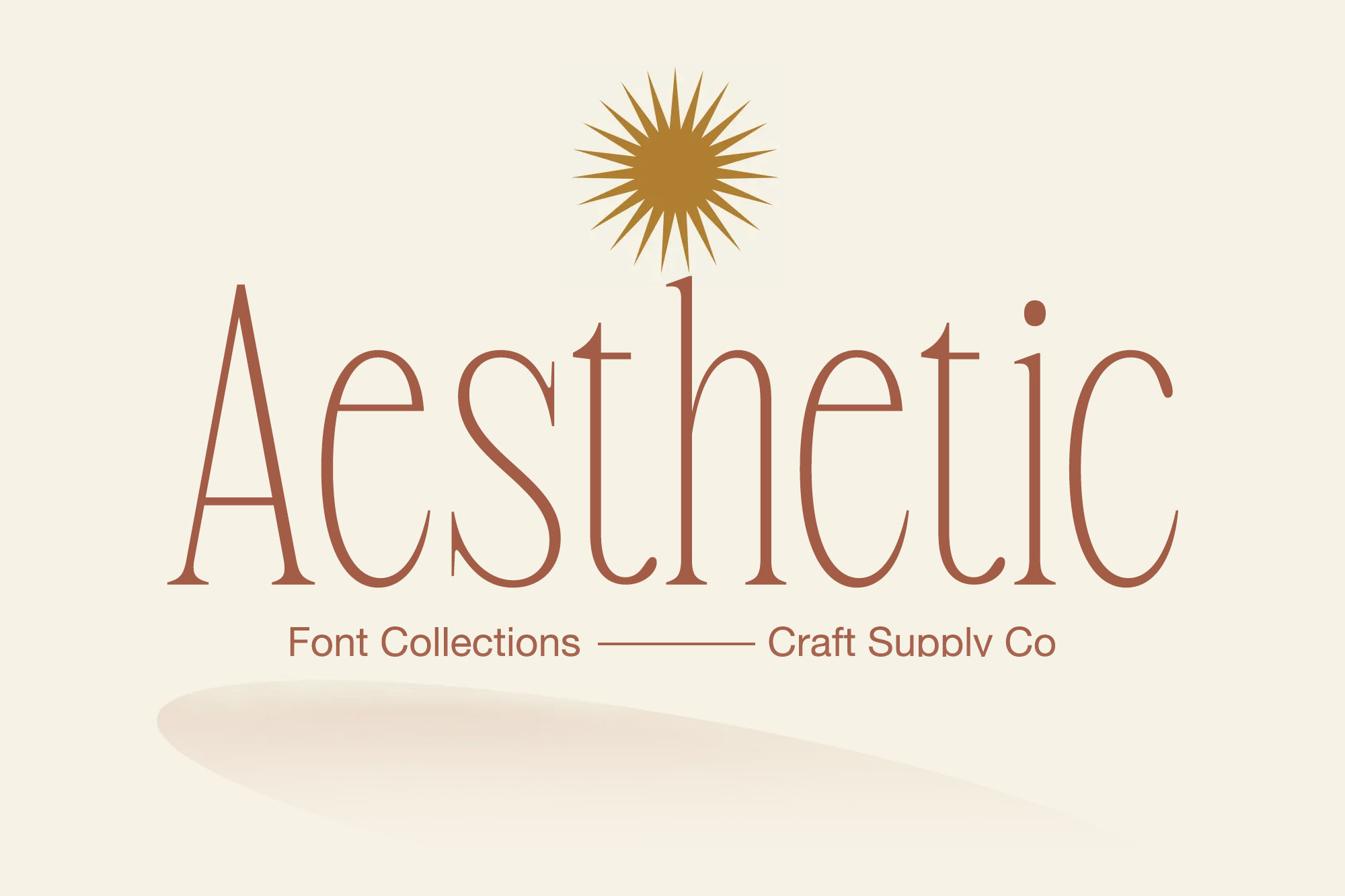 Aesthetic Font Collections - Craft Supply Co