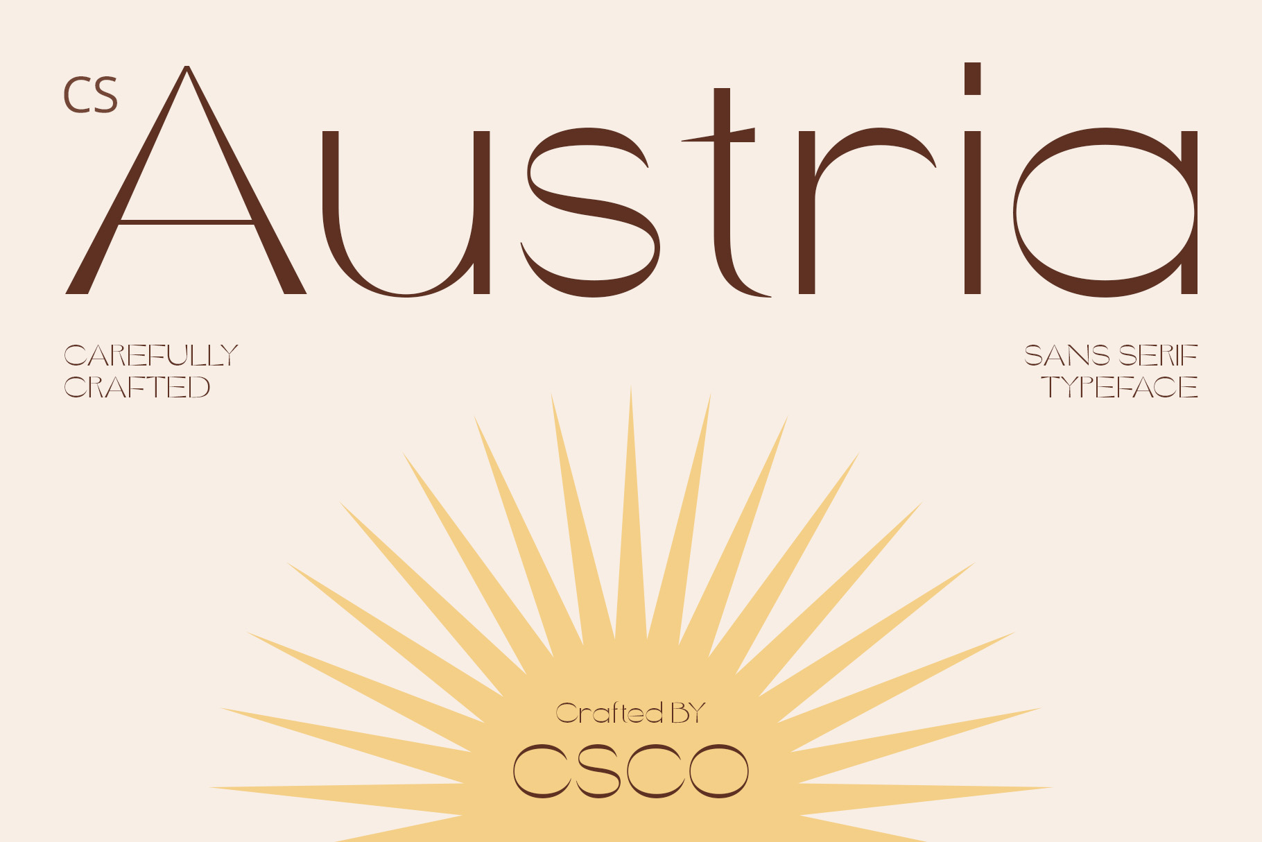 CS Austria Font: Modern Simplicity with Understated Sophistication ...