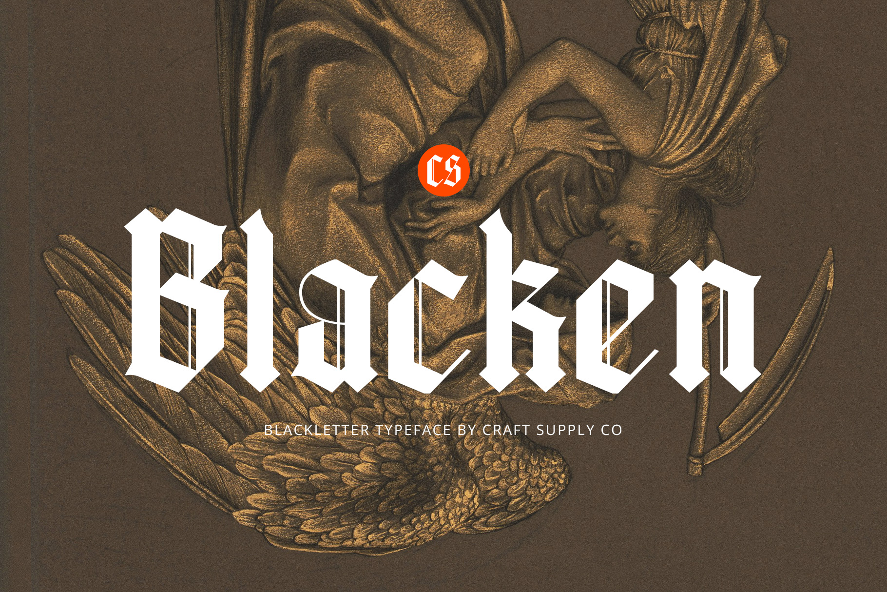 CS Blacken Font: Majestic Blackletter Font for Historical Elegance ...