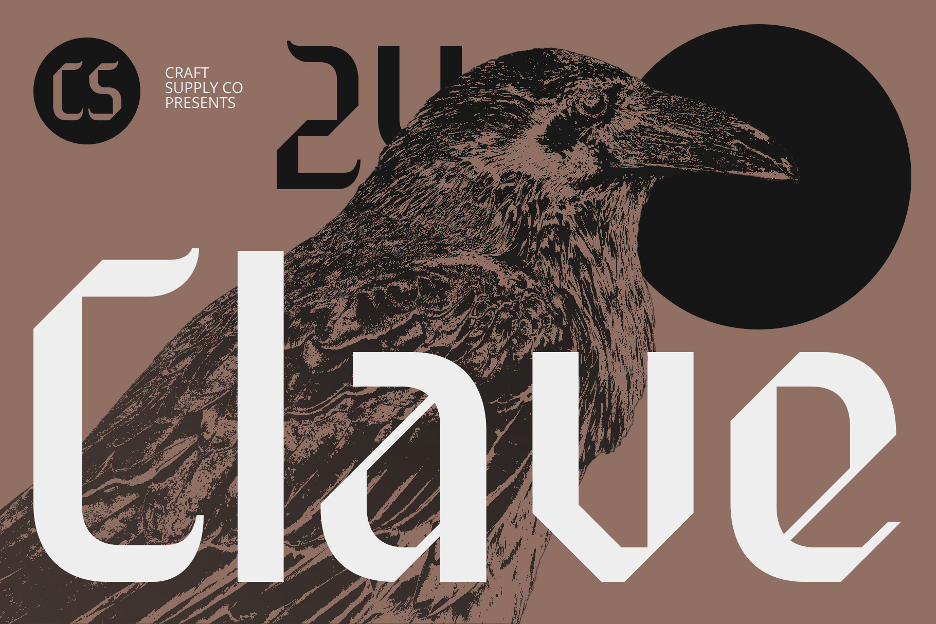 CS Clave Font: Gothic Sans-Serif with a Modern Twist - Craft Supply Co