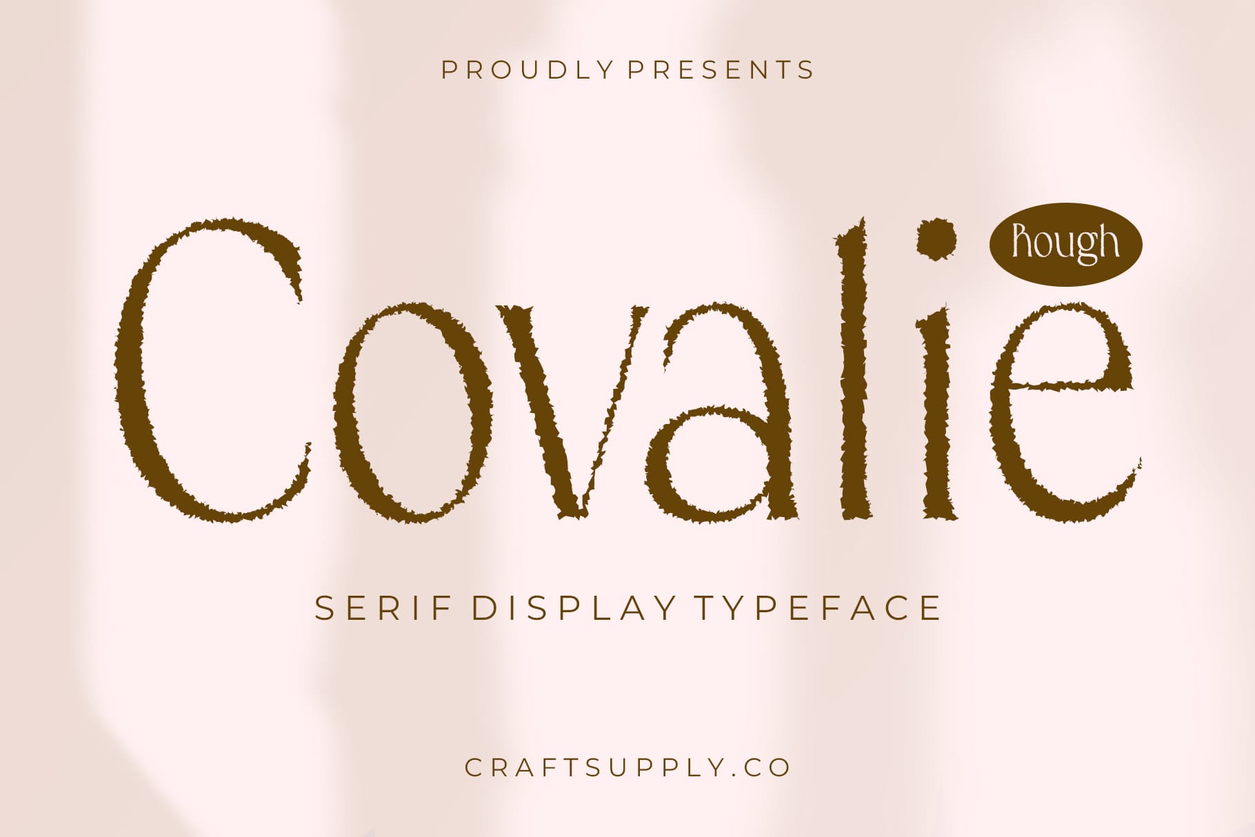 Covalie Rough Font: Elegance Meets Artistic Texture - Craft Supply Co