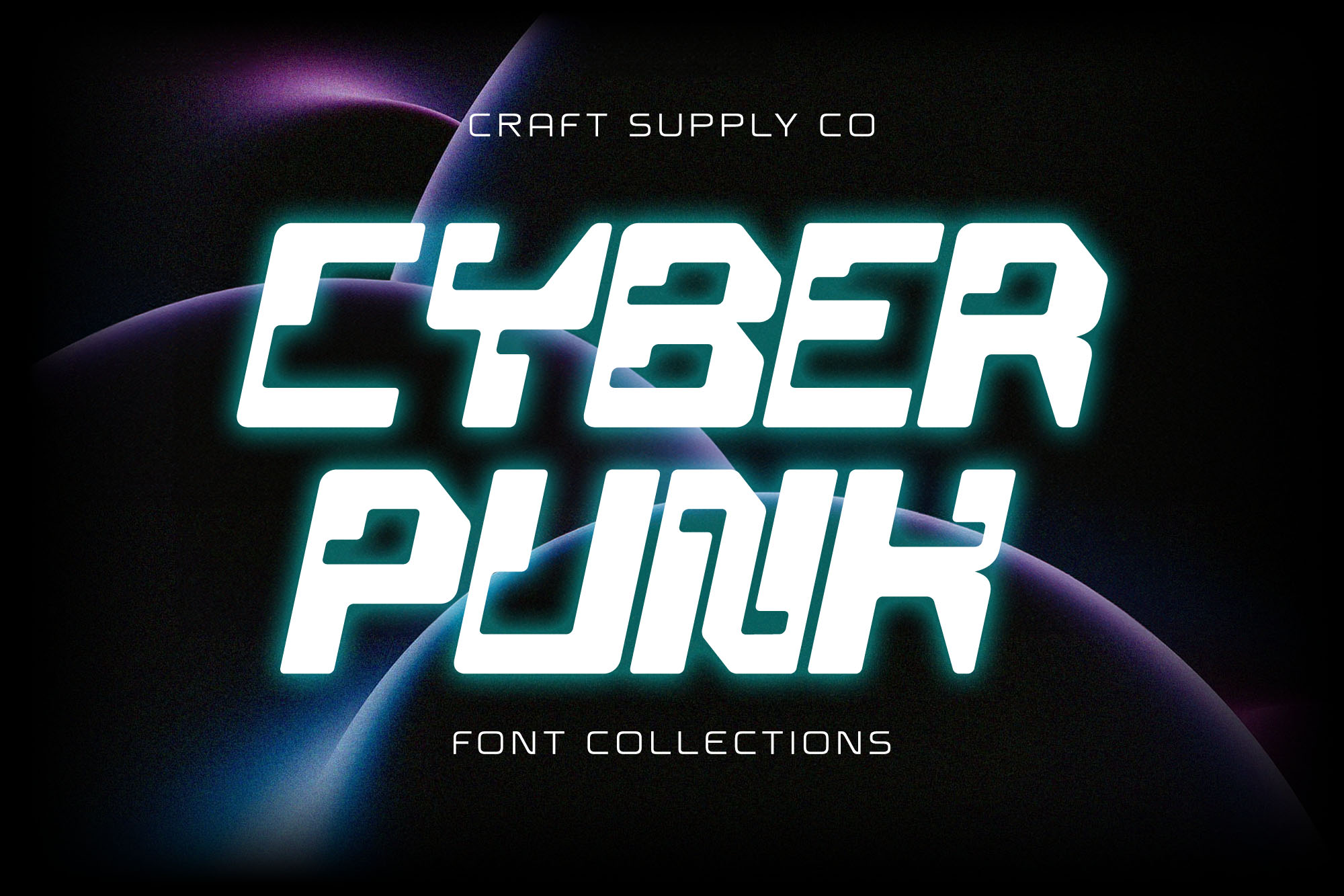 Cyberpunk Font Collections - Craft Supply Co