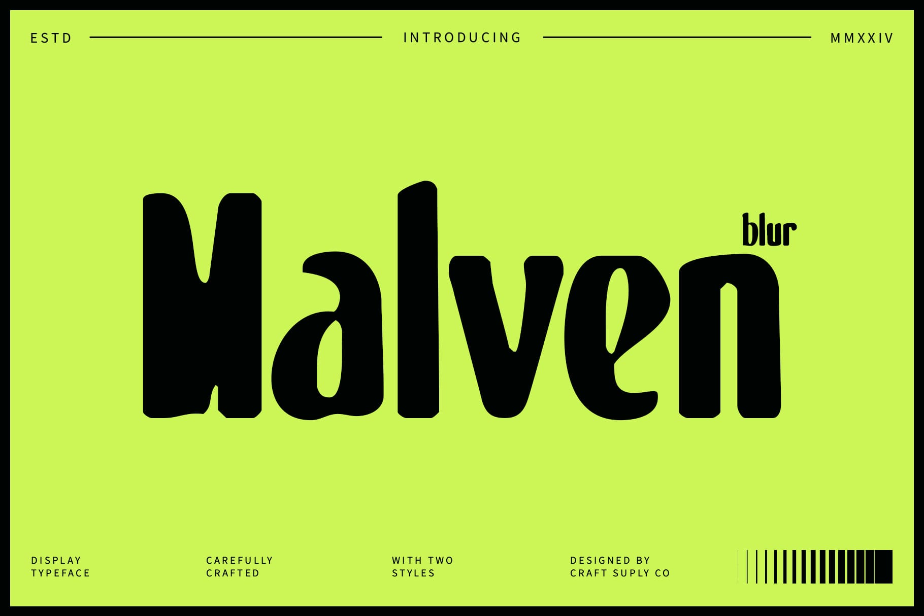 Malven Blur Font: Modern Didone Serif Font with Elegant Flair - Craft ...