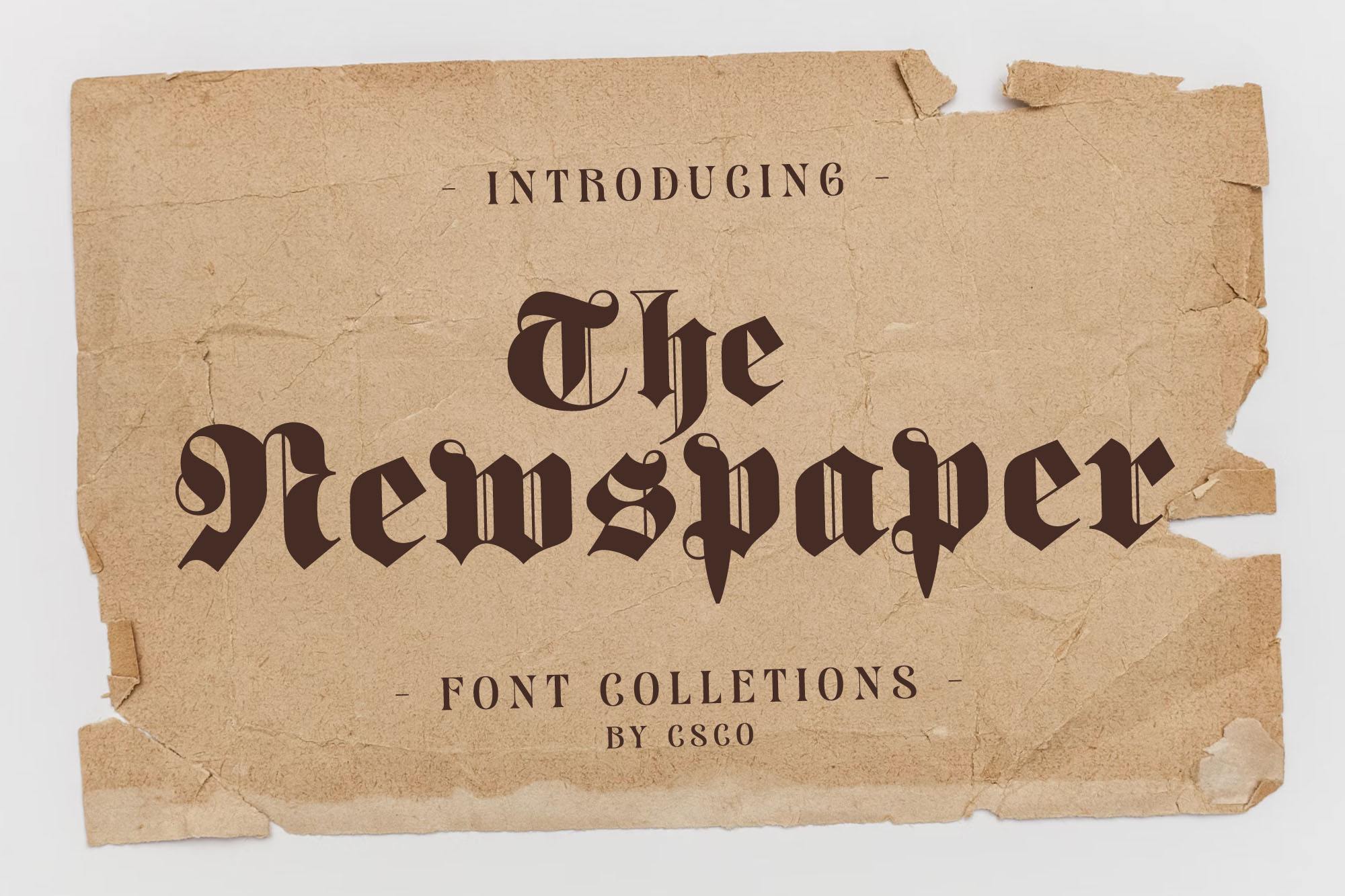 Newspaper Font Collections - Craft Supply Co