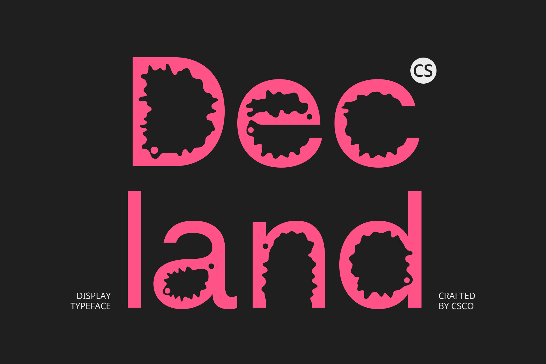 CS Decland Font: Bold Design with Dynamic Energy - Craft Supply Co